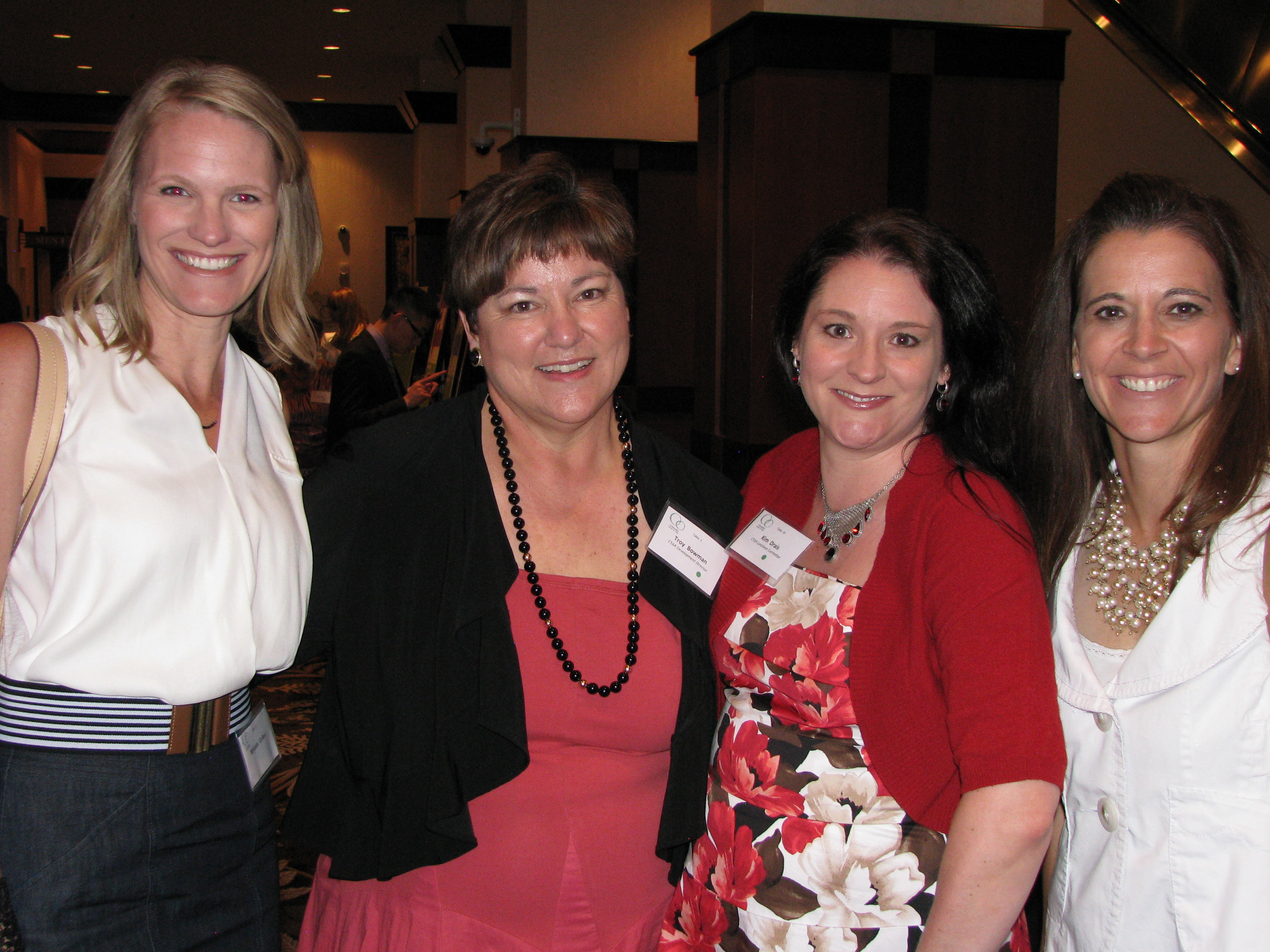 Miranda Cullen, left, with friends Troy Bowman, Kim Drais and Beth ...
