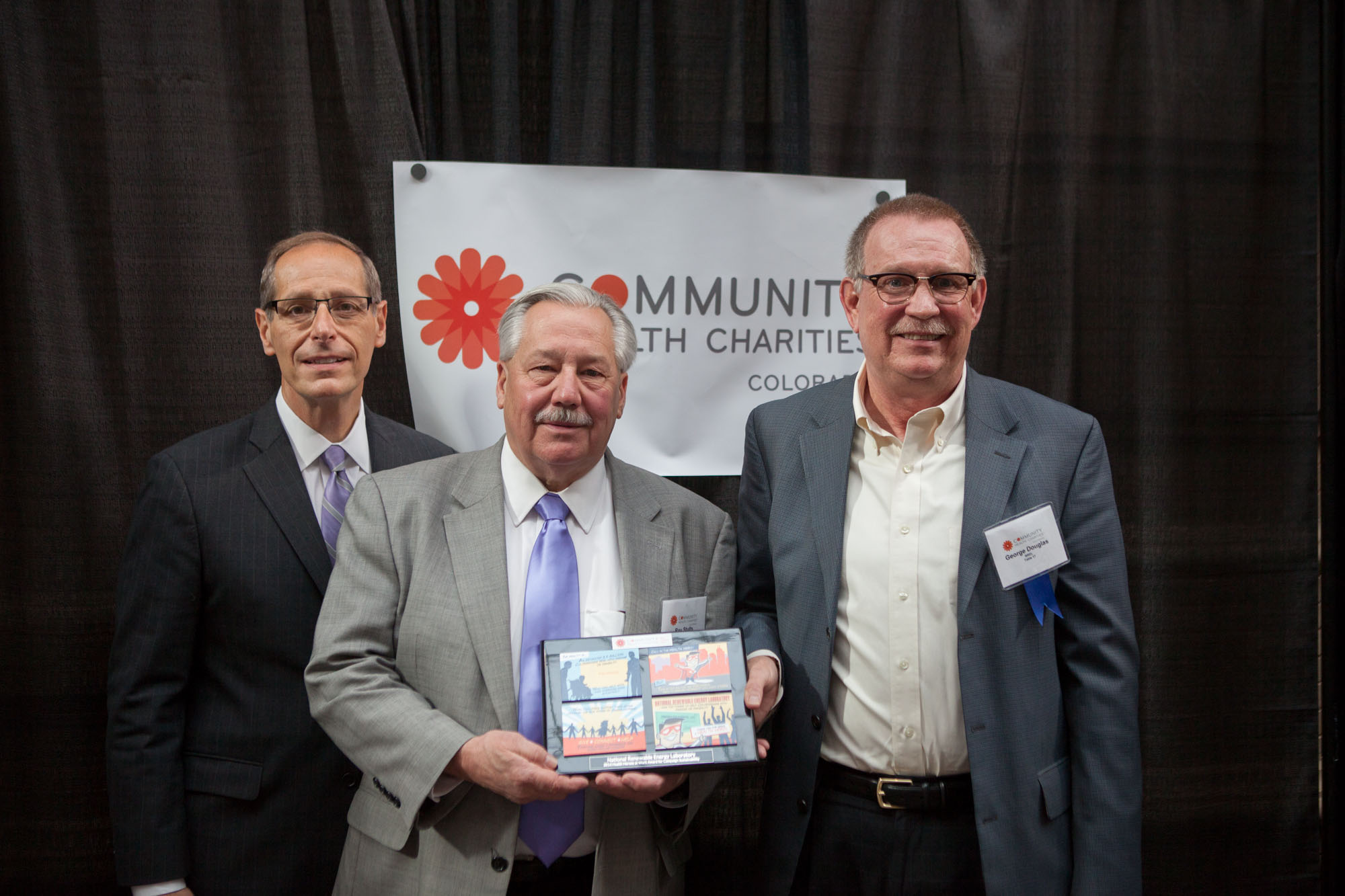 Tom Bognanno, President and CEO of Community Health Charities, and Ray ...