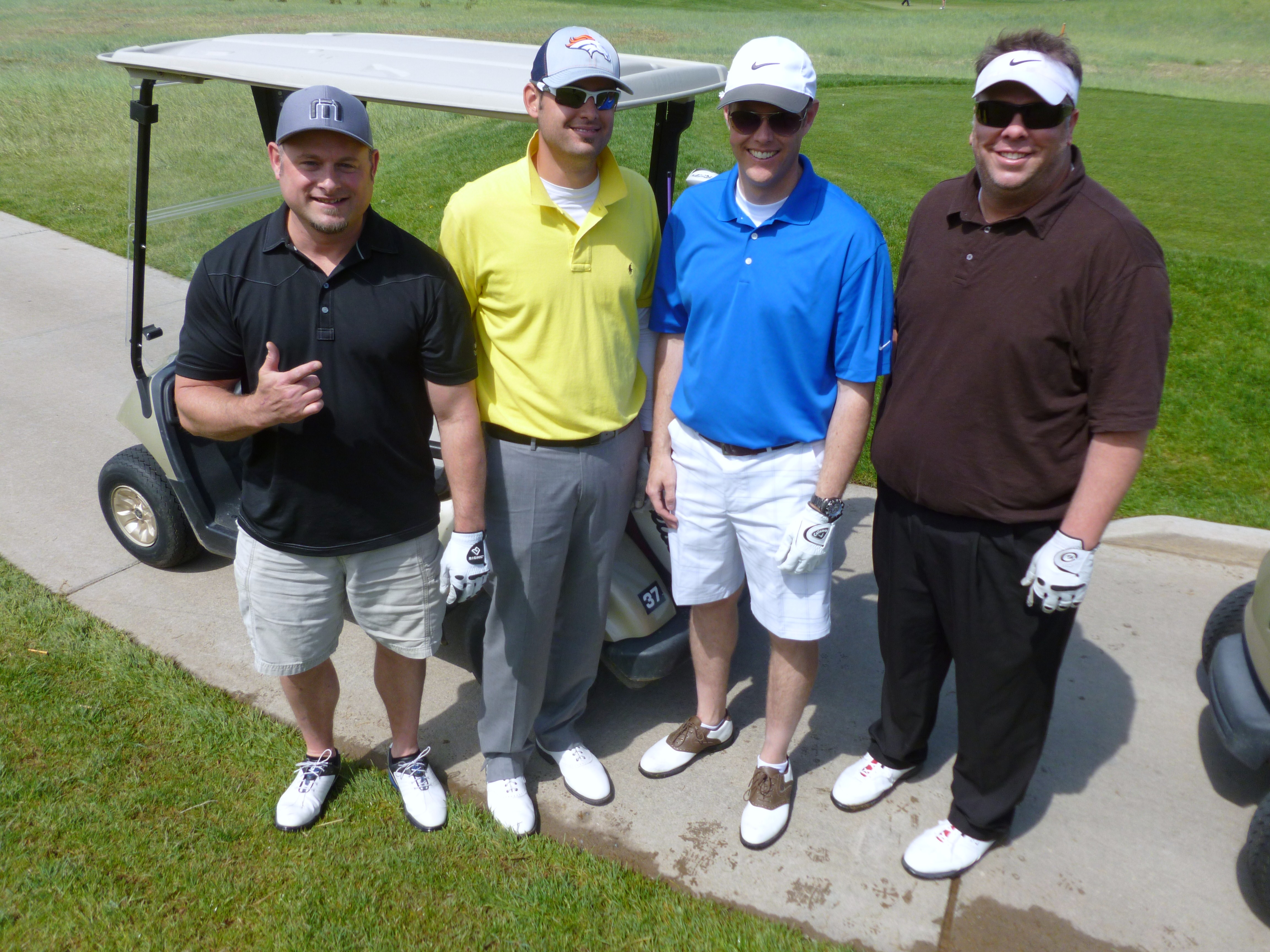 (l to r): Kevin Mackie, Mike Newbold, Hans Forslund and Scott Nugent