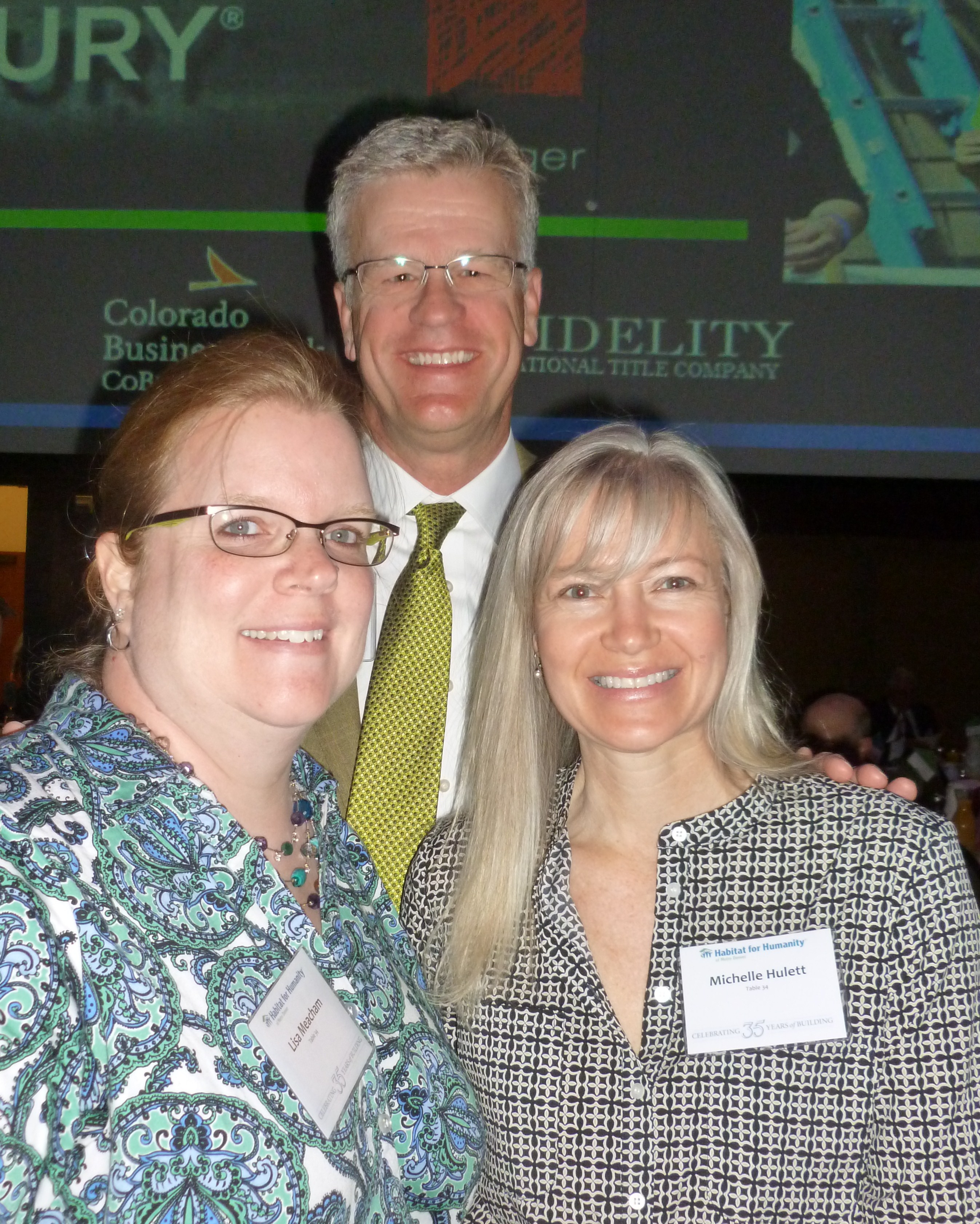 (l to r): Lisa Moacham, Michelle Hulett and Kent McSparran
