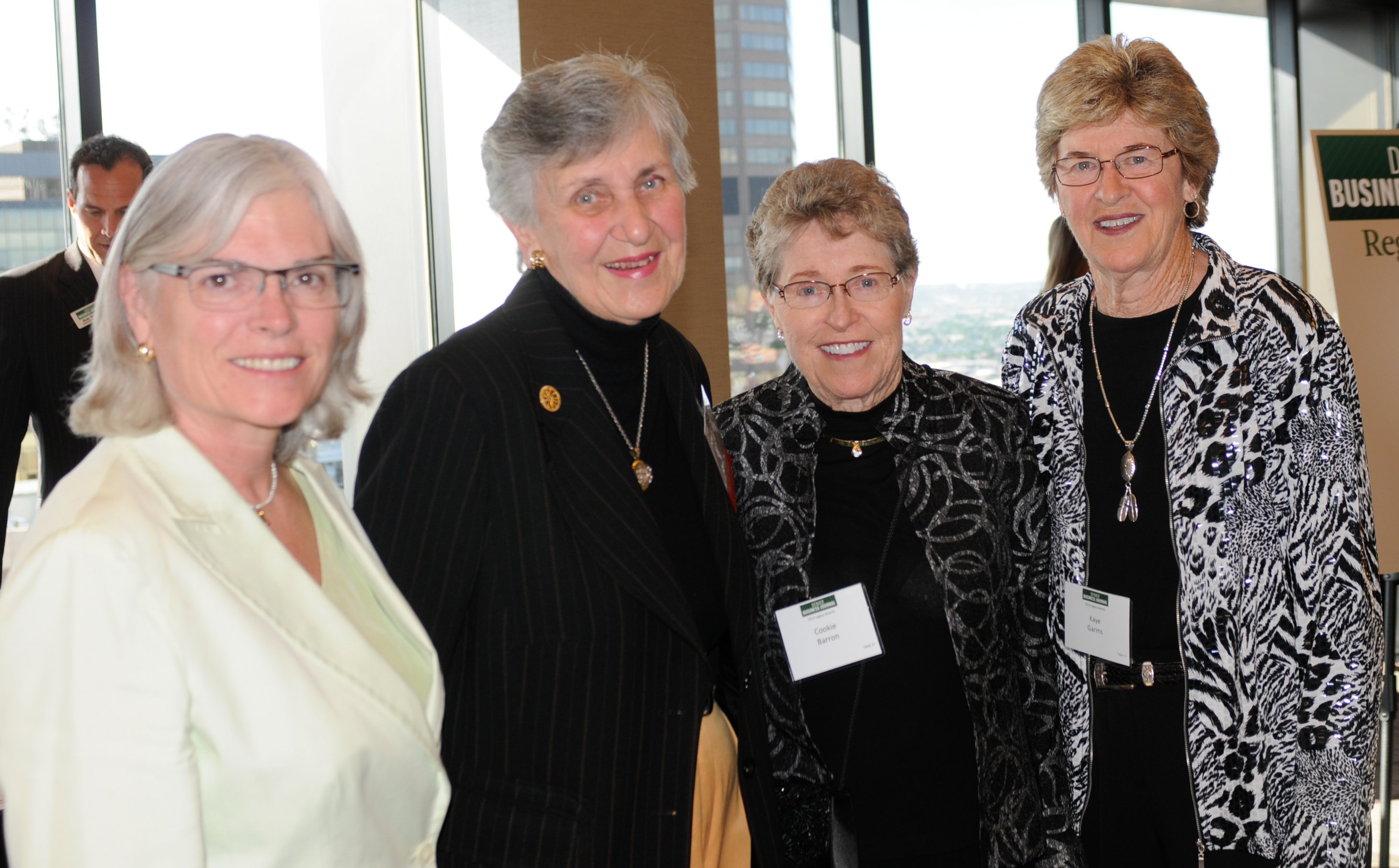 LaRae Orullian, second from left, with her friends Karen Mathis, Cookie ...