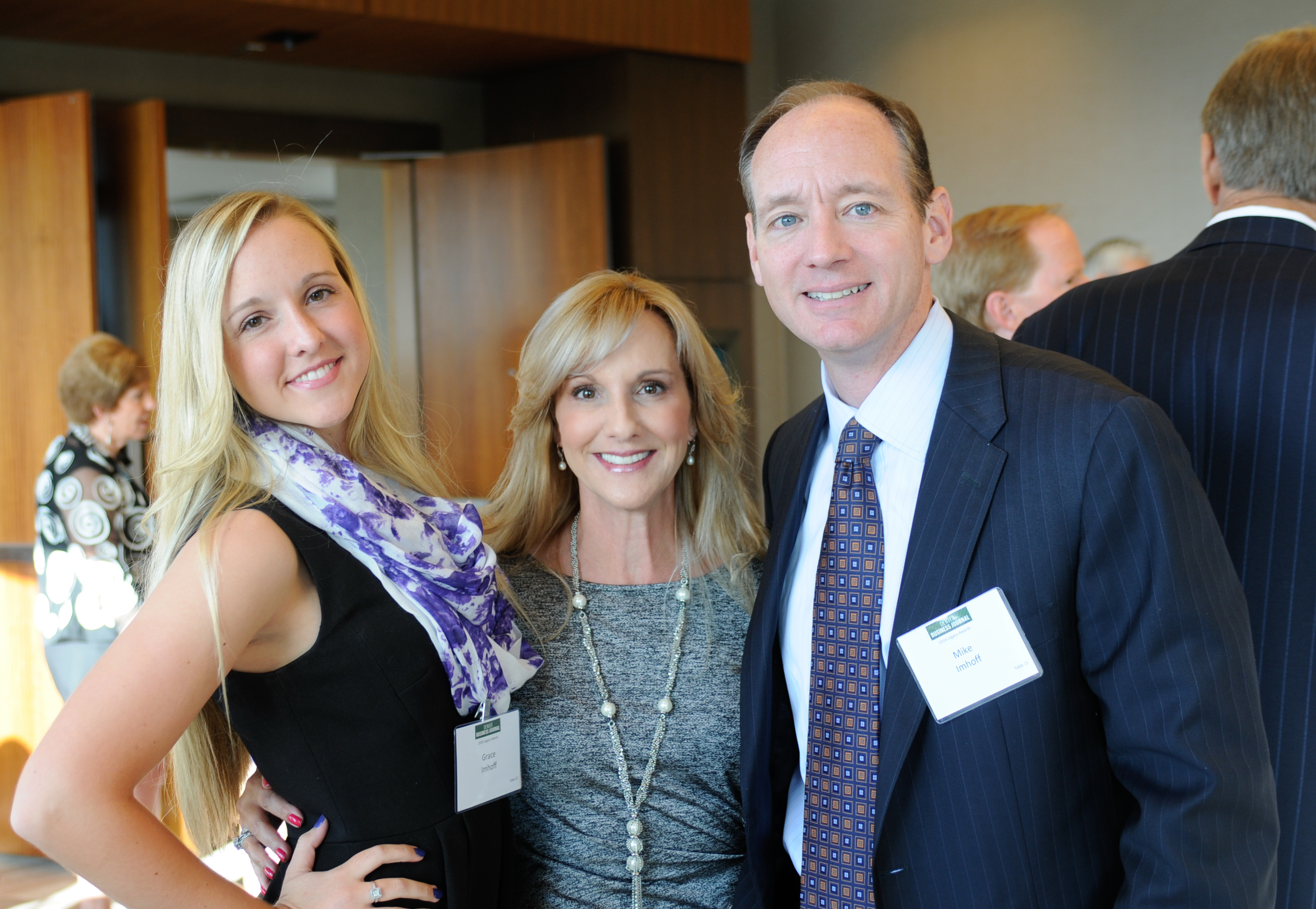 Grace, Patty and Mike Imhoff