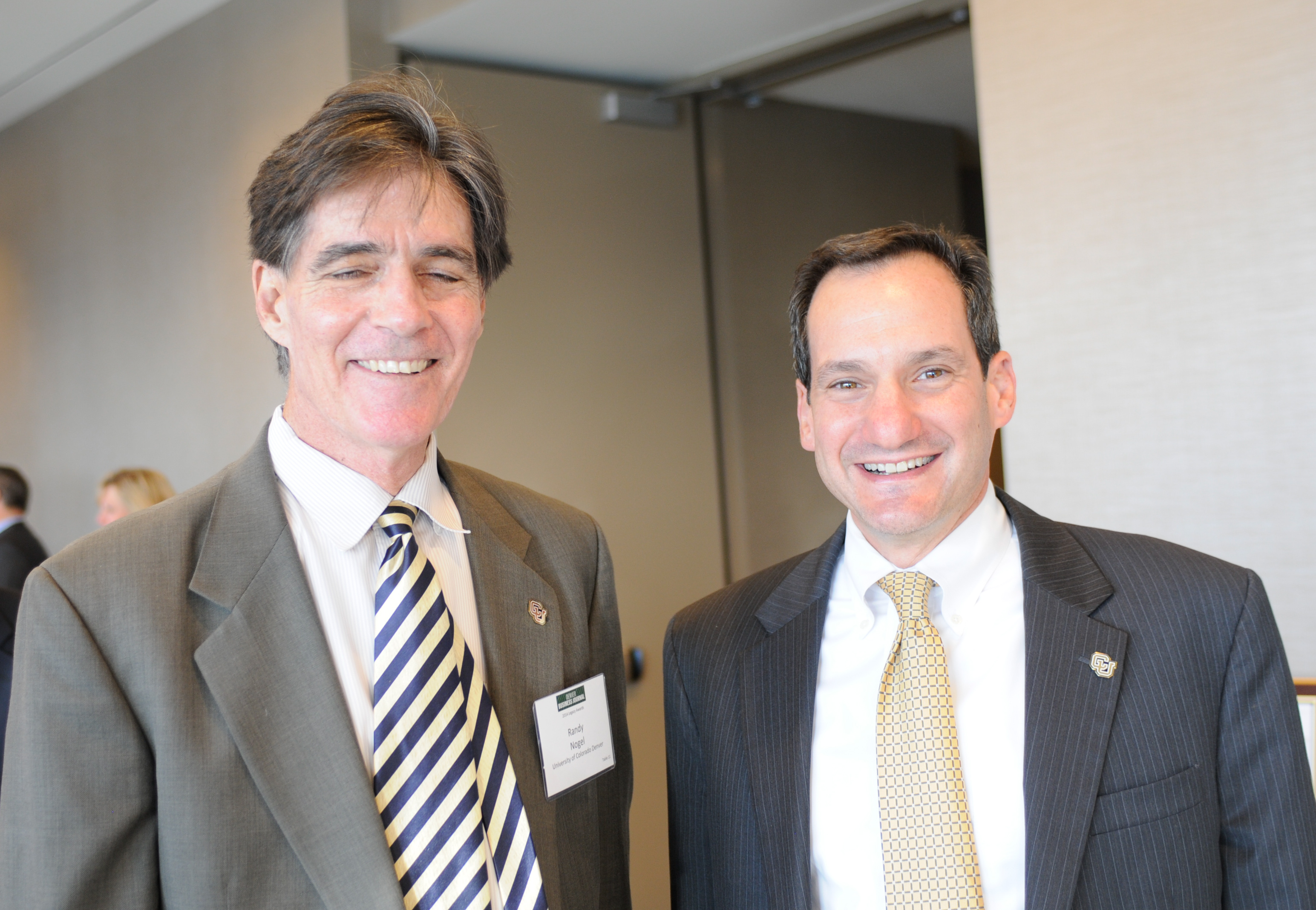 Randy Nogel, left, and Matt Wasserman, CU Denver