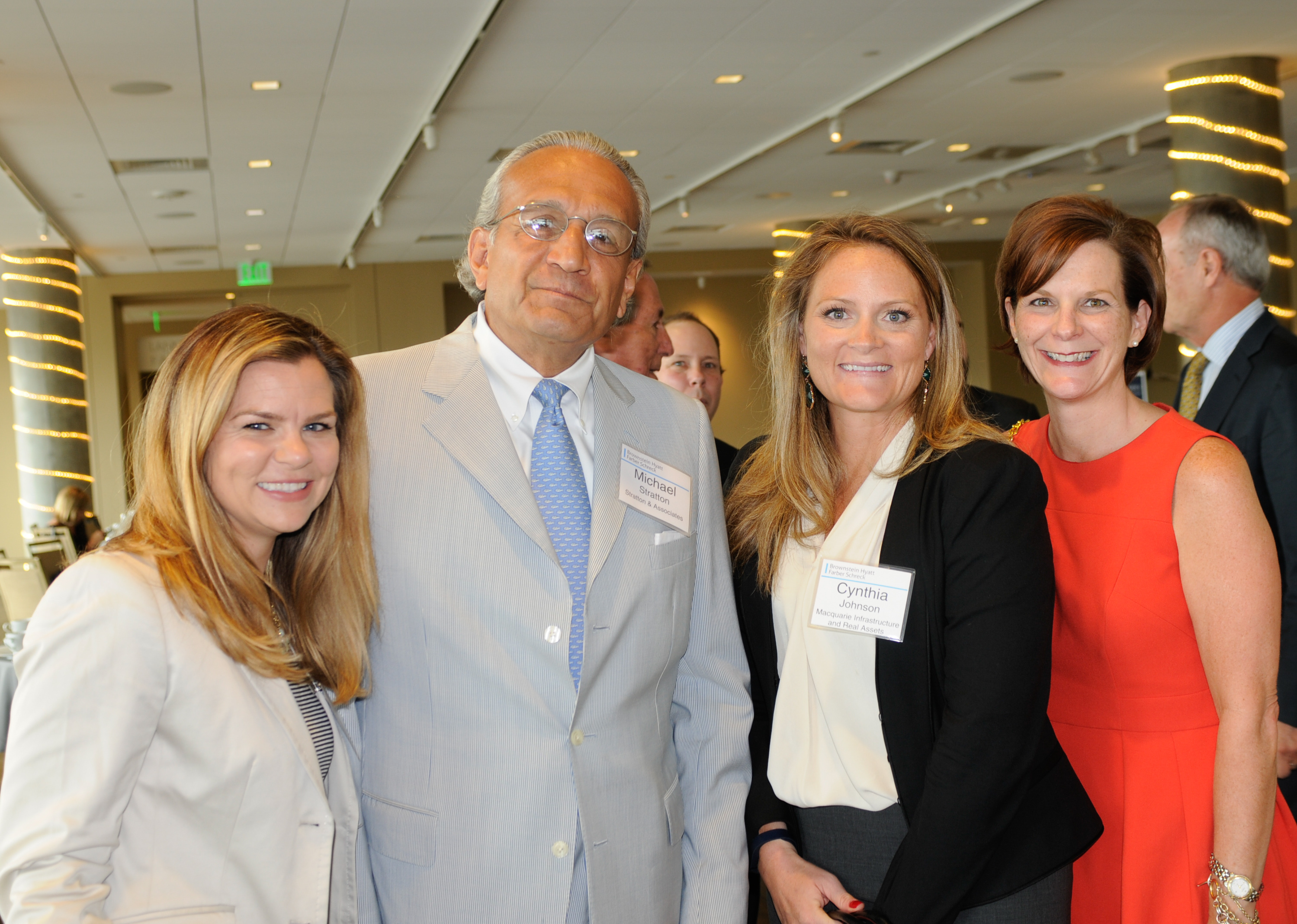 Laura Warren, left, Michael Stratton, Cynthia Johnson, Tamra Ward