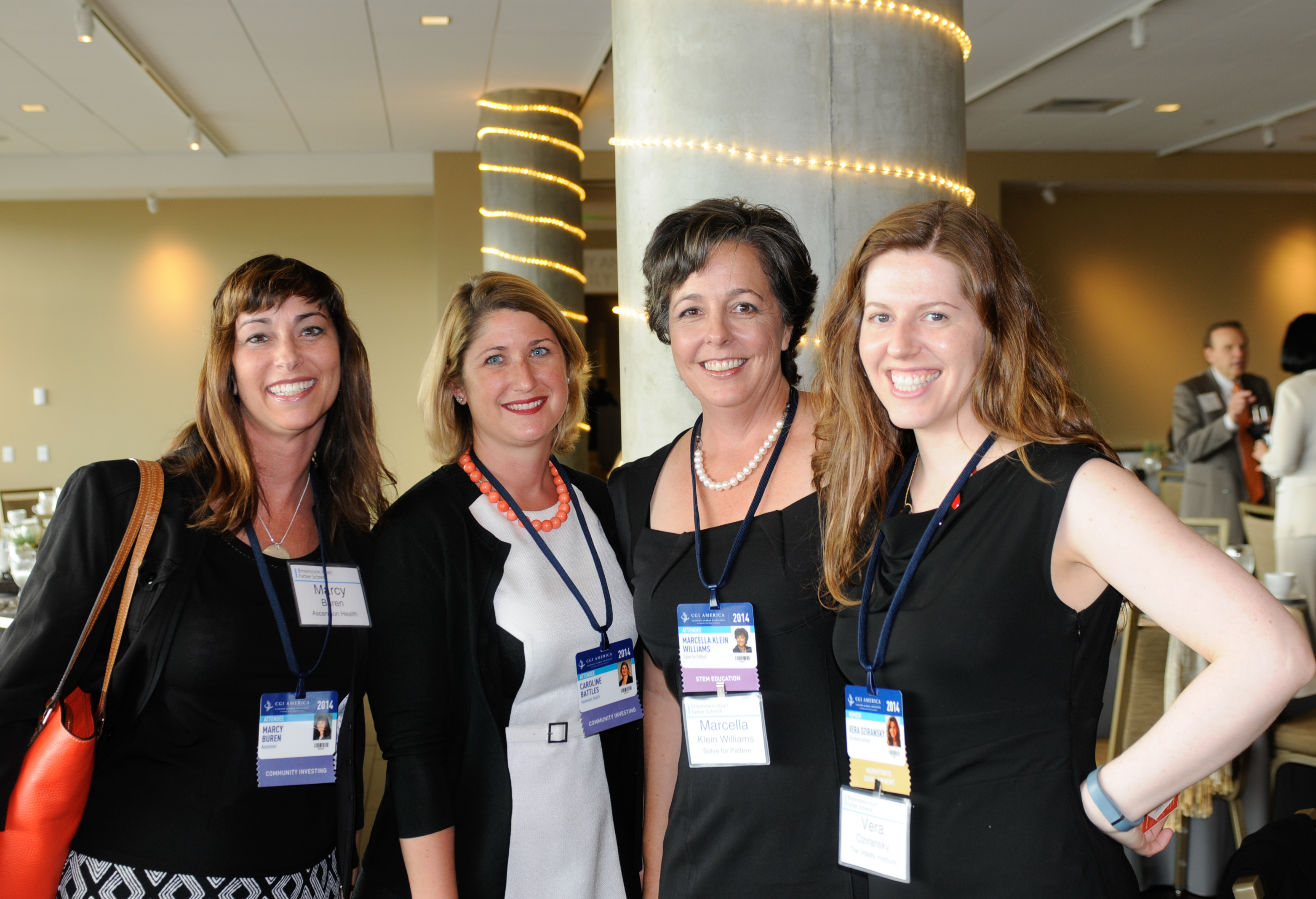 Marcy Buren, left, Caroline Battles, Marcella Klein Williams and Vera ...