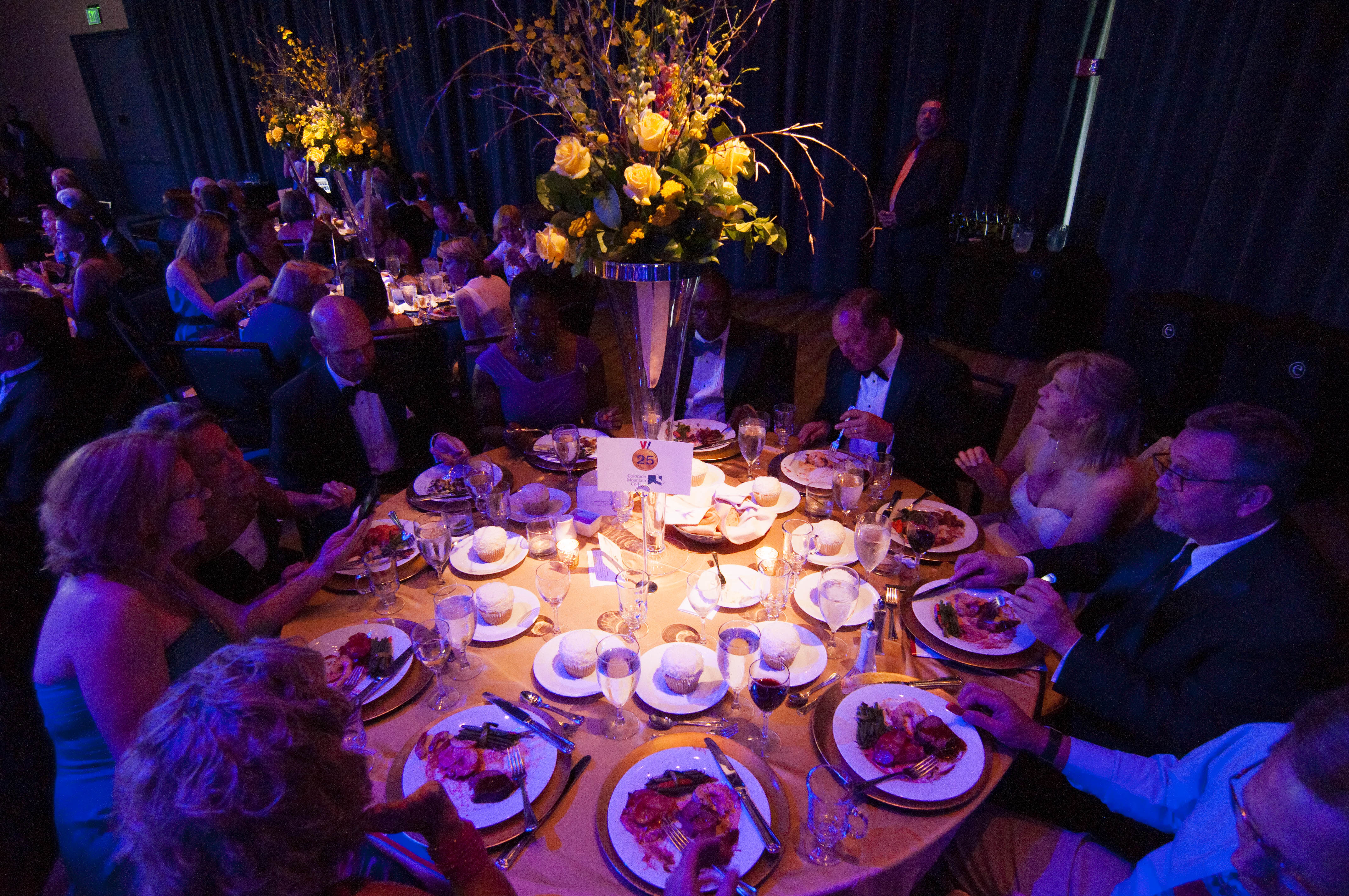 Dinner entrees presented by Epicurean catering