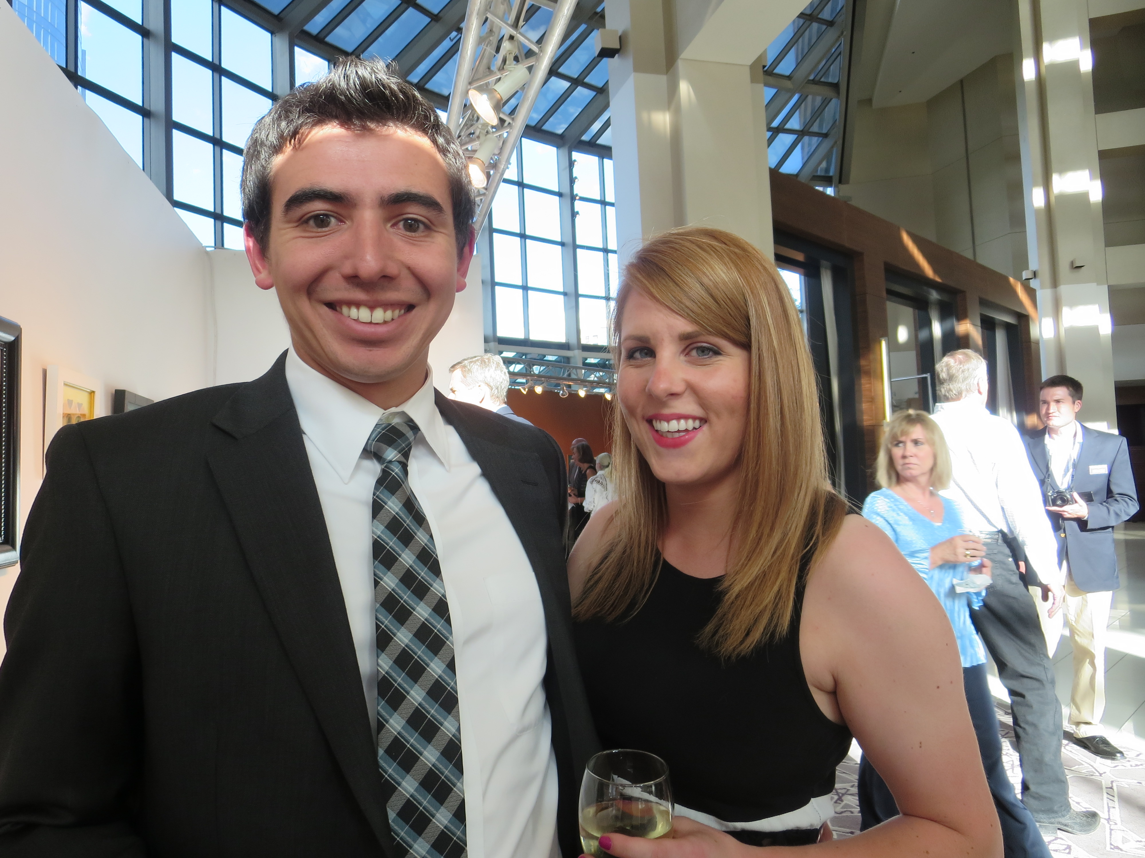 Michael Macias and Amanda Burnett