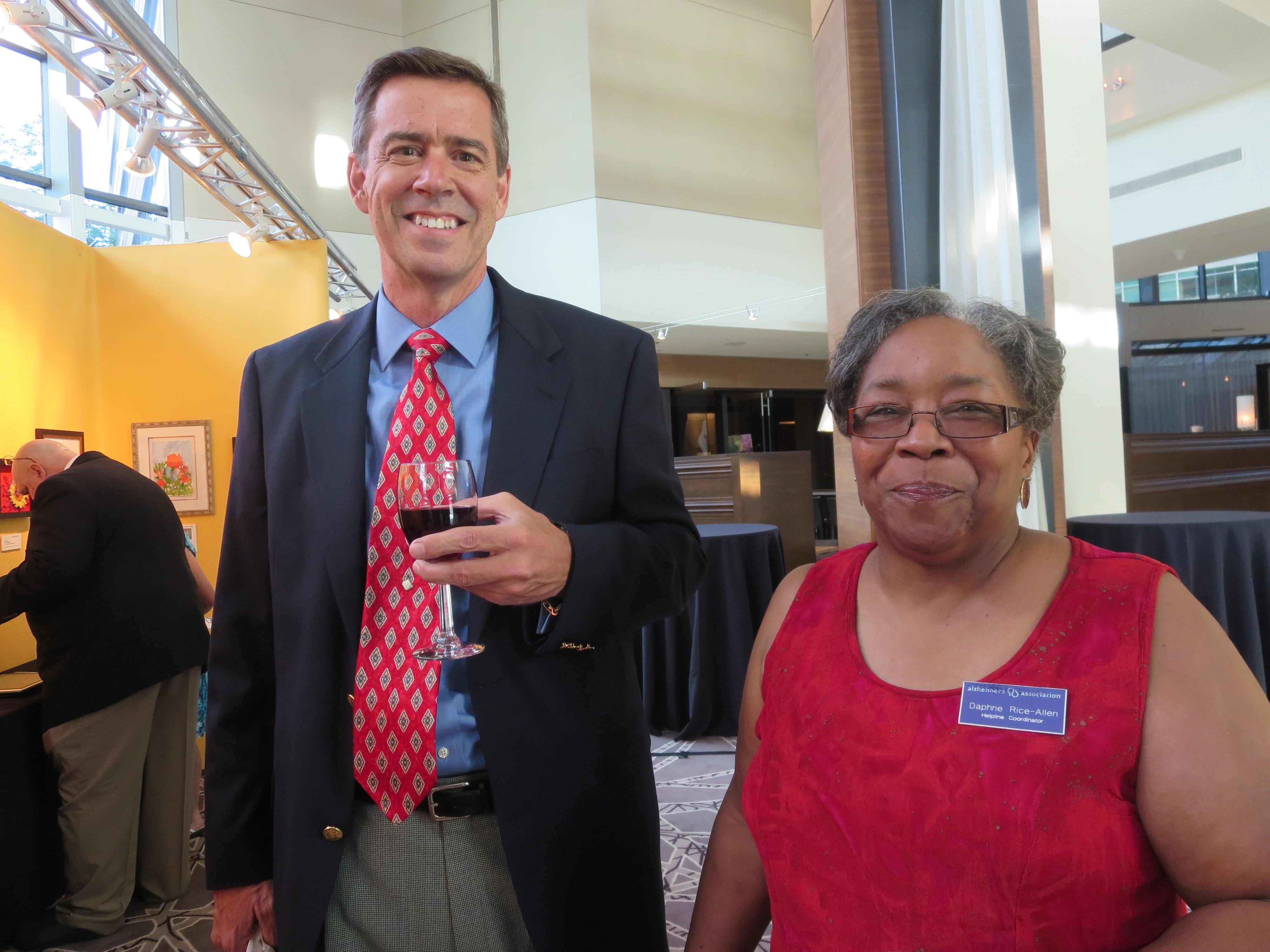 Dave Hoppe and Daphne Rice-Allen