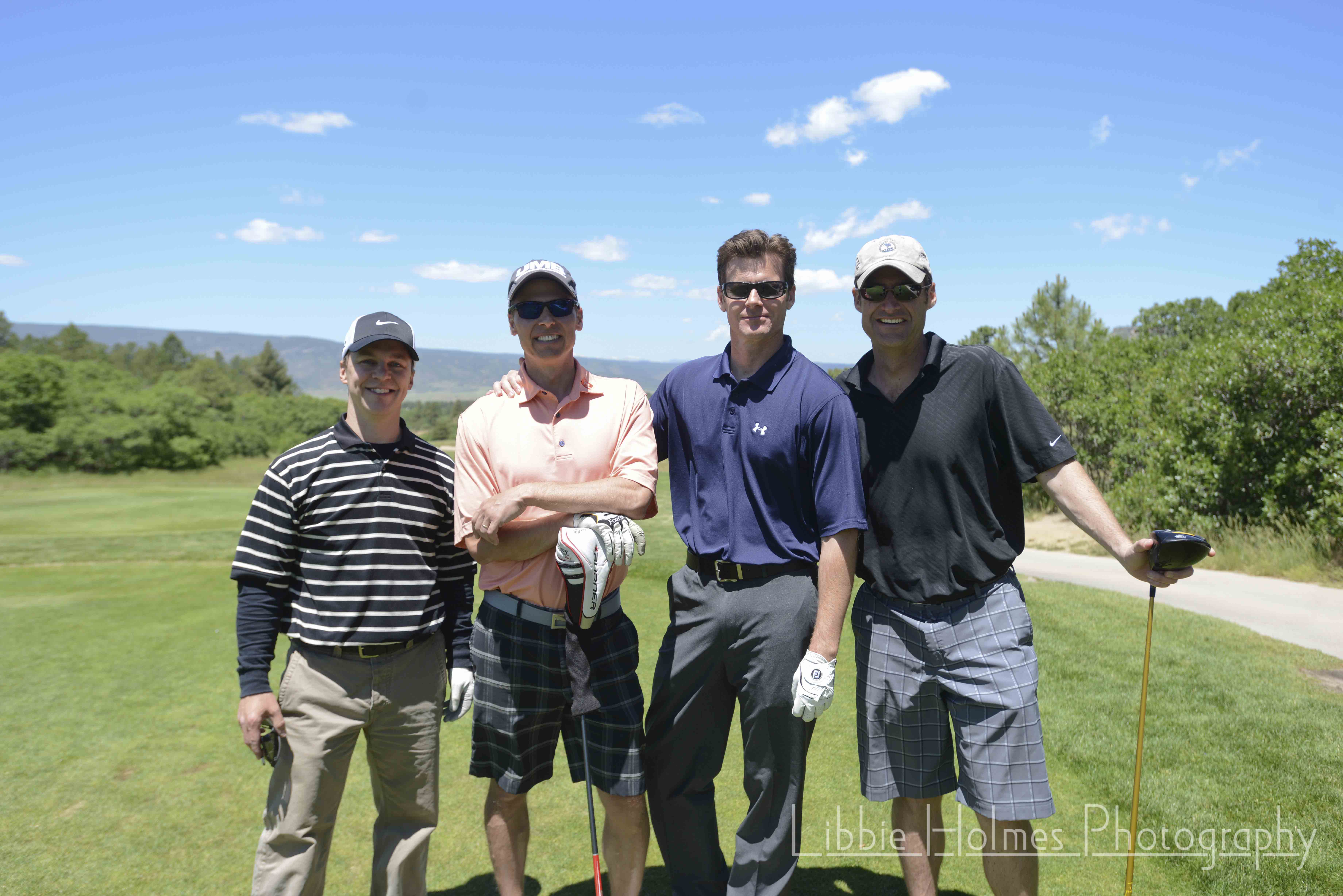 Brad Staib, left, with Dominic Karaba, Adam McDiarmid and Todd Narlinger