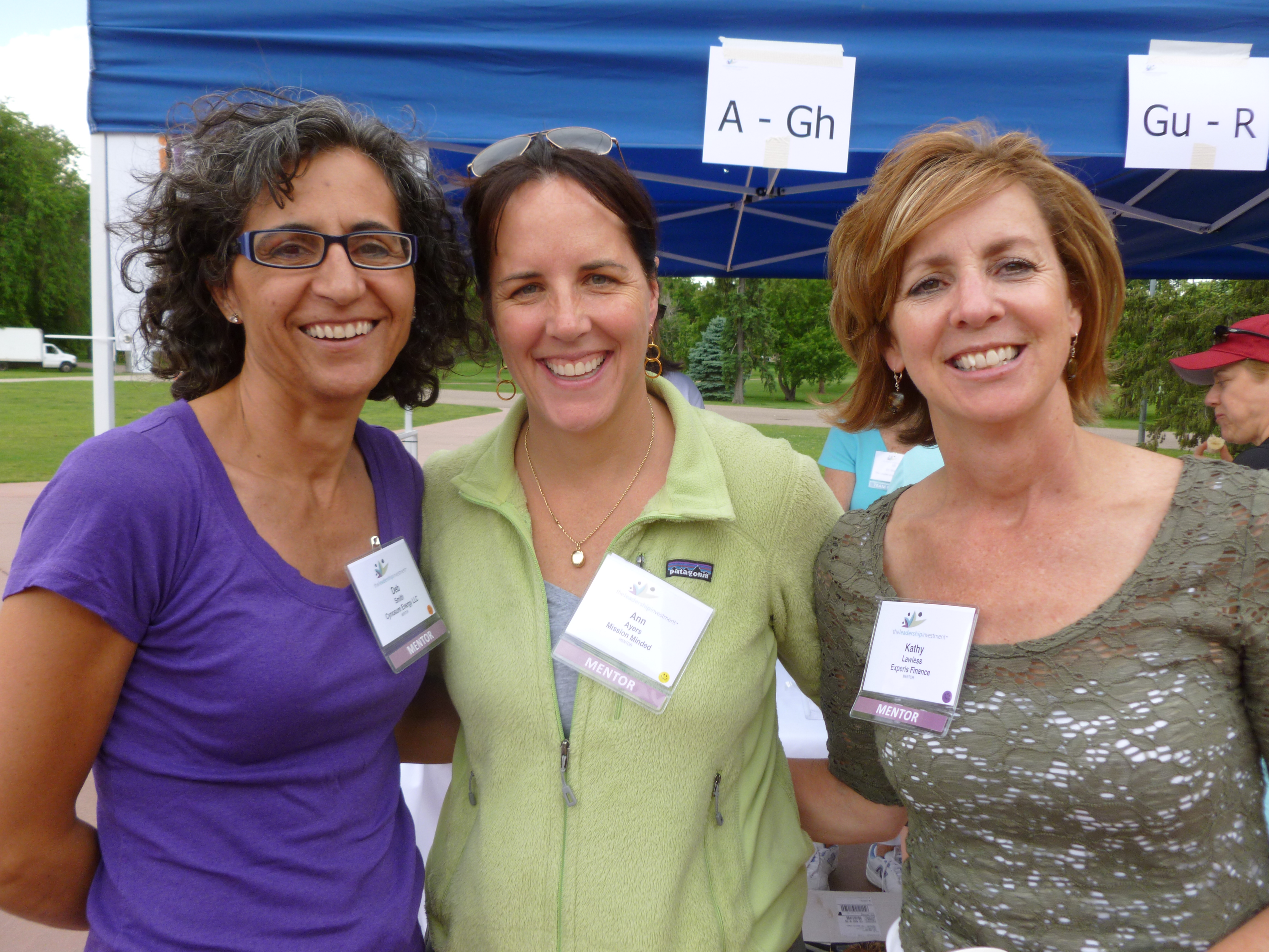 (l to r): Deb Smith, board member Ann Ayers and immediate past board ...