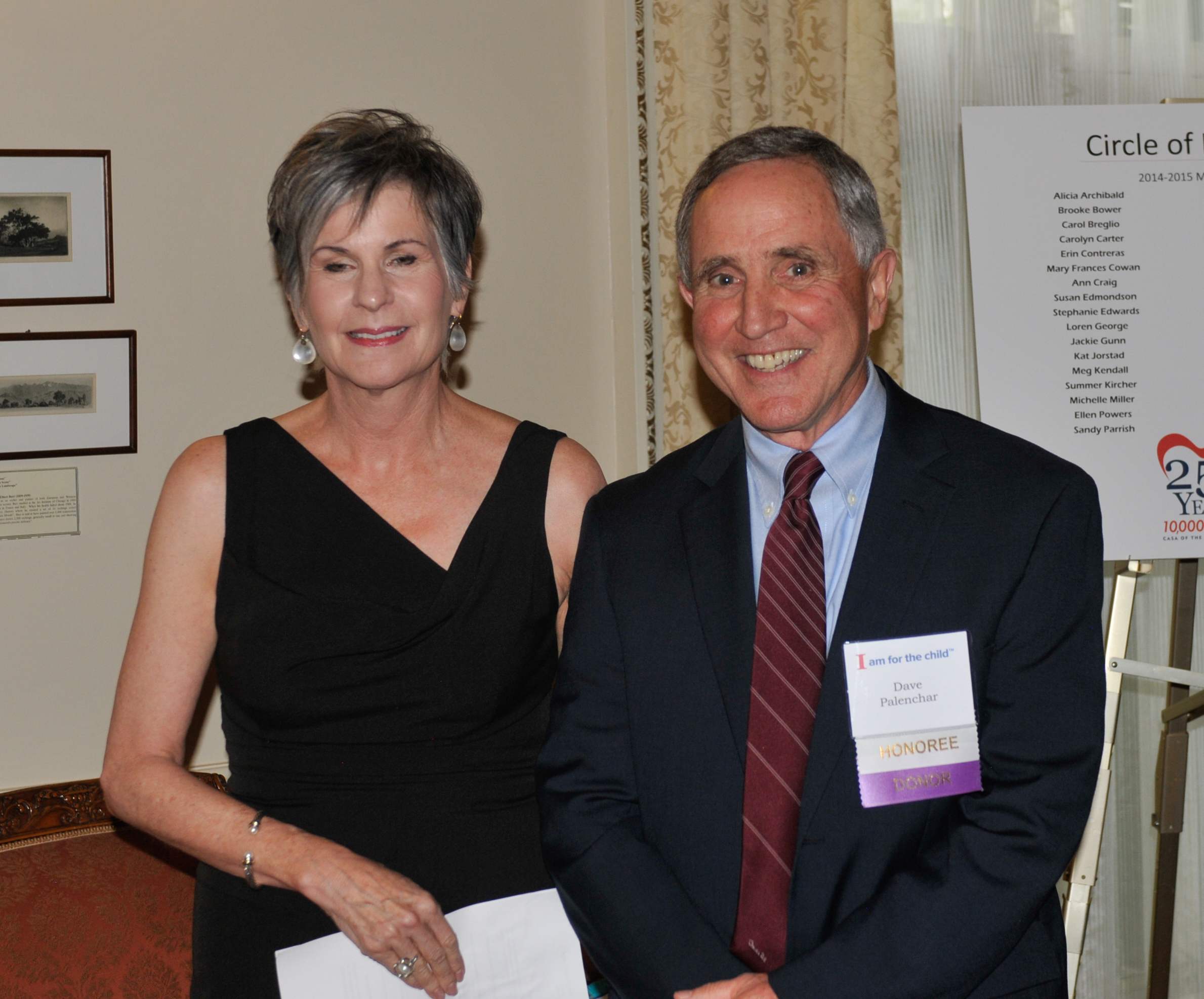 Trudy Strewler Hodges and Dave Palenchar