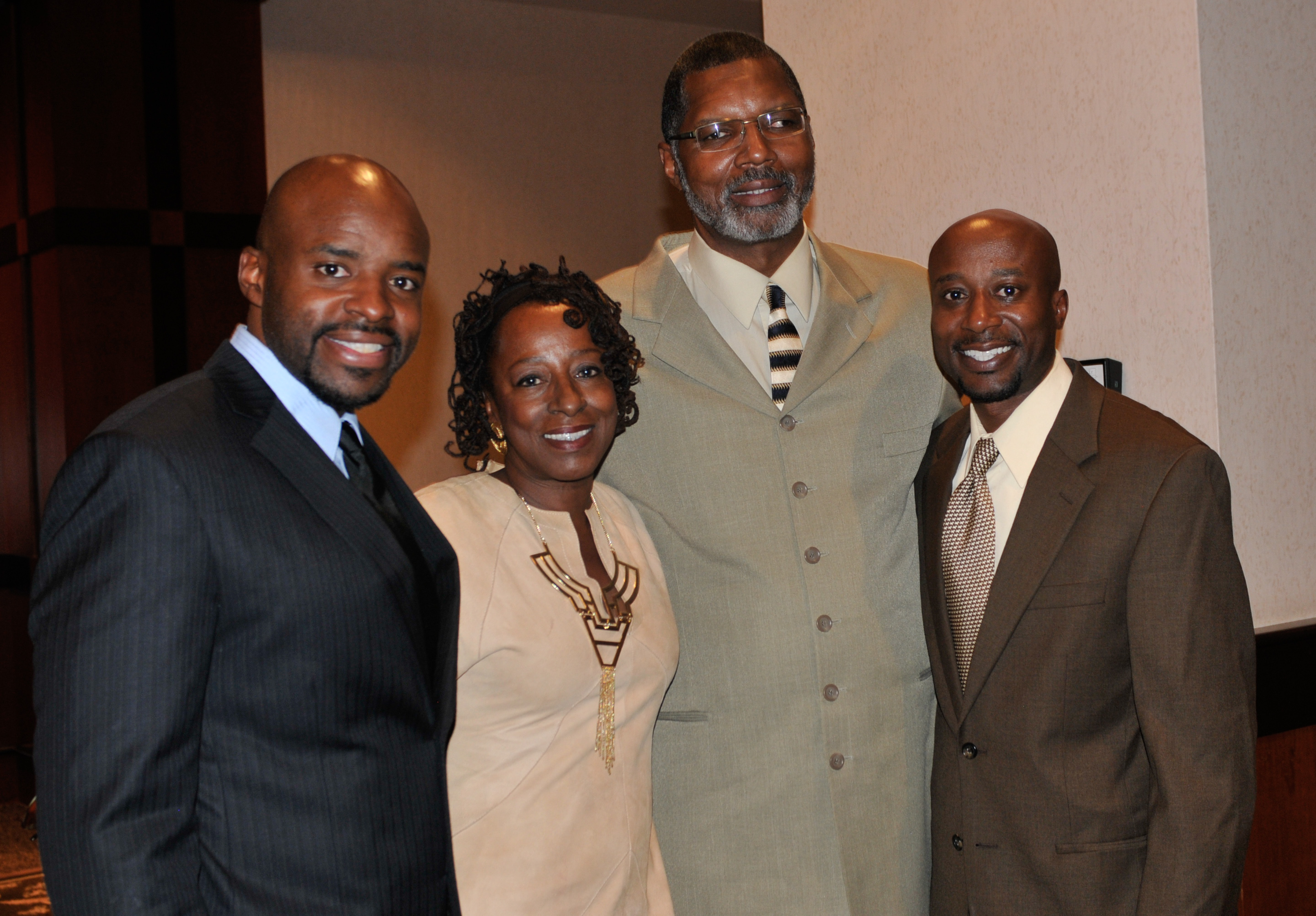 Jionni Paige, left, Norma Paige, Larry Paige and Samir Paige, in memory ...