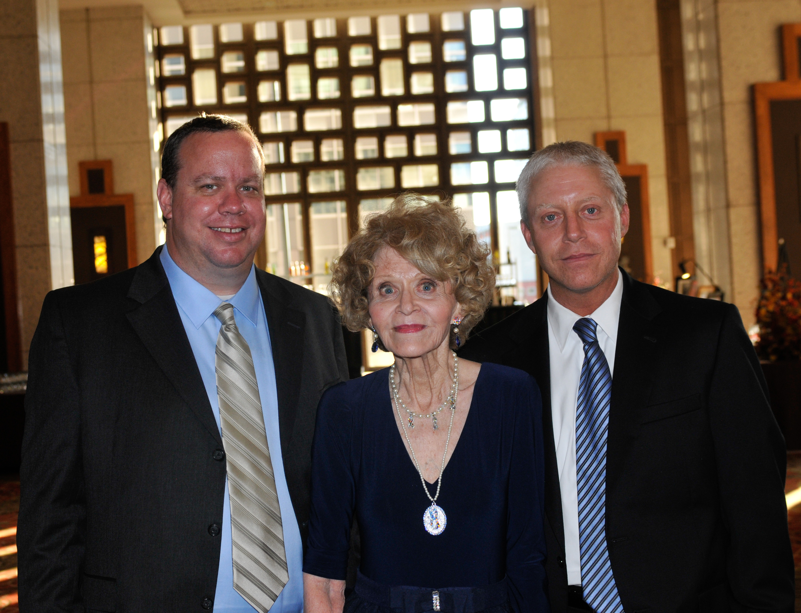 Christopher Walling, honoree Sandee Walling and Jonathan Walling