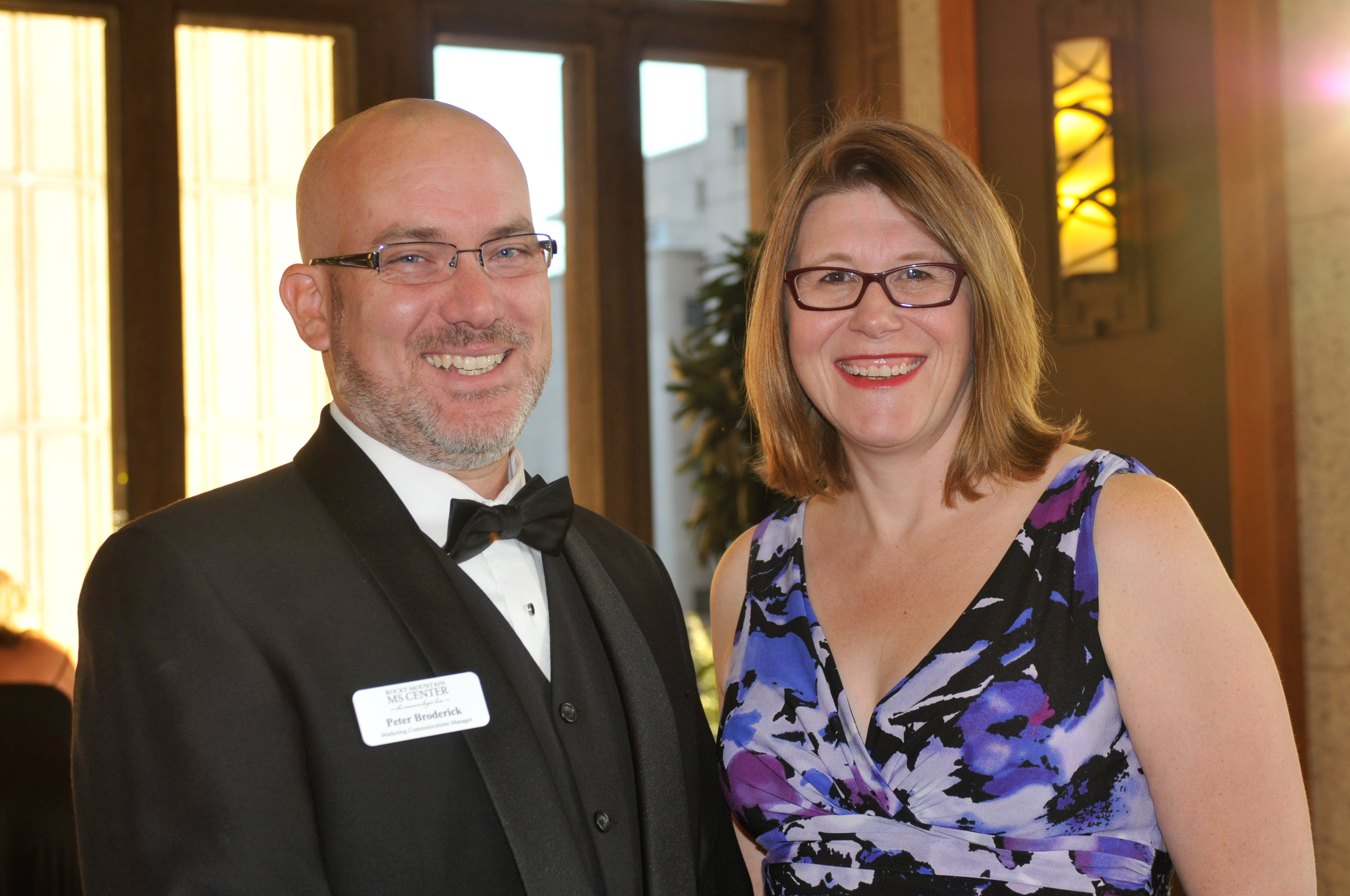 Peter Broderick, RMMS Marketing/Communications Mgr., with Brett ...