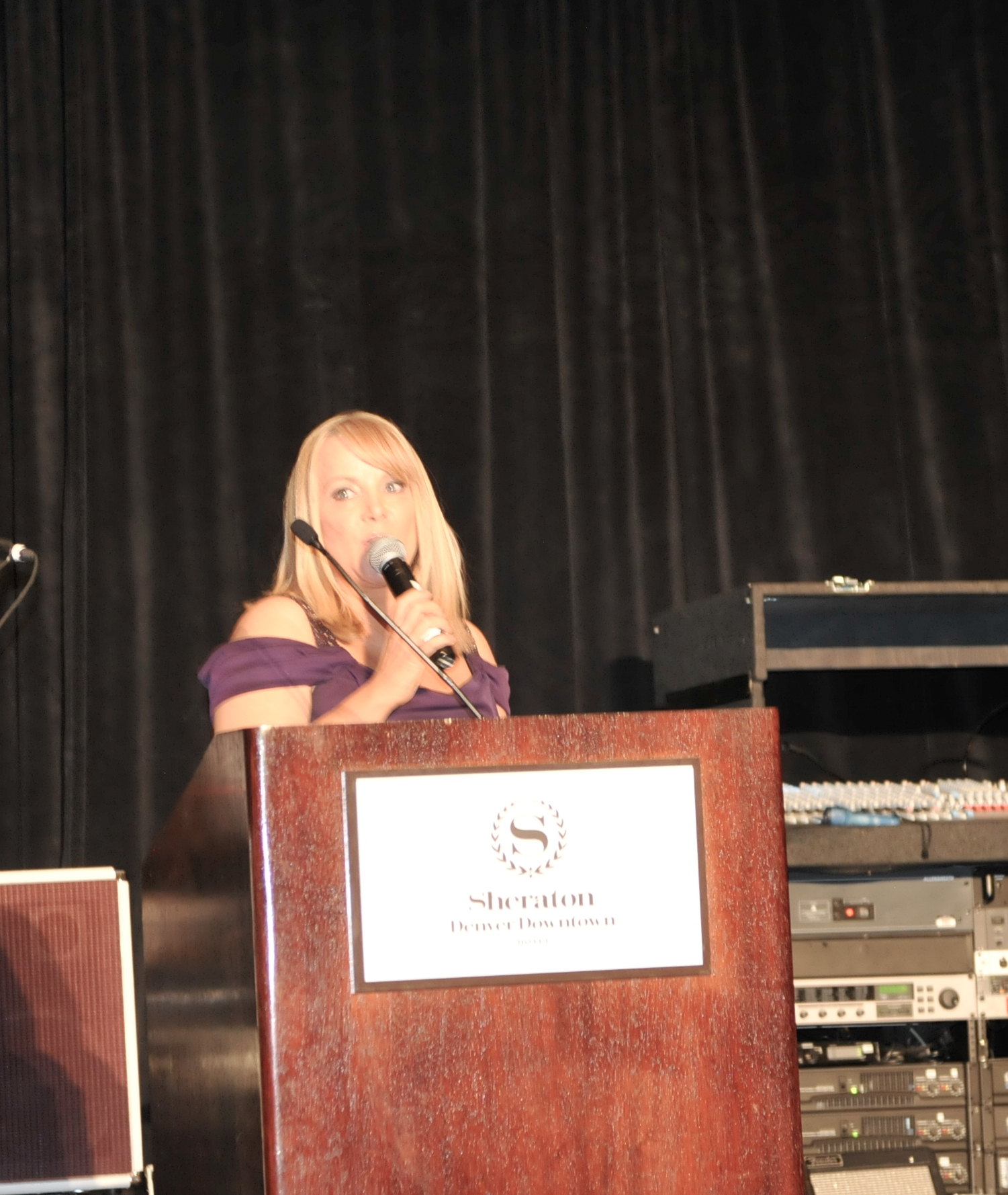 Angie Austin did emcee duties well