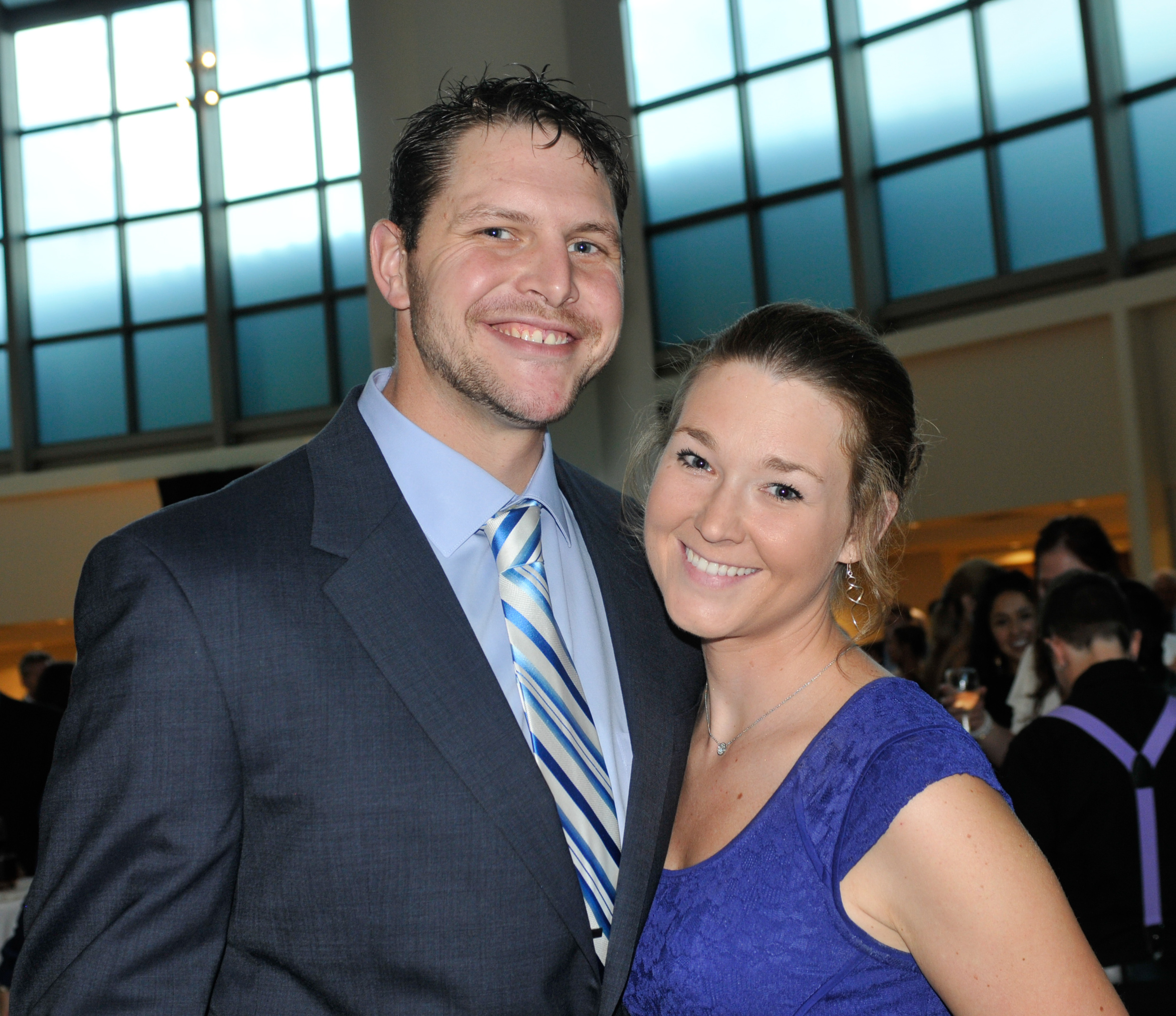 Mark Moore and Lindsay Stringer