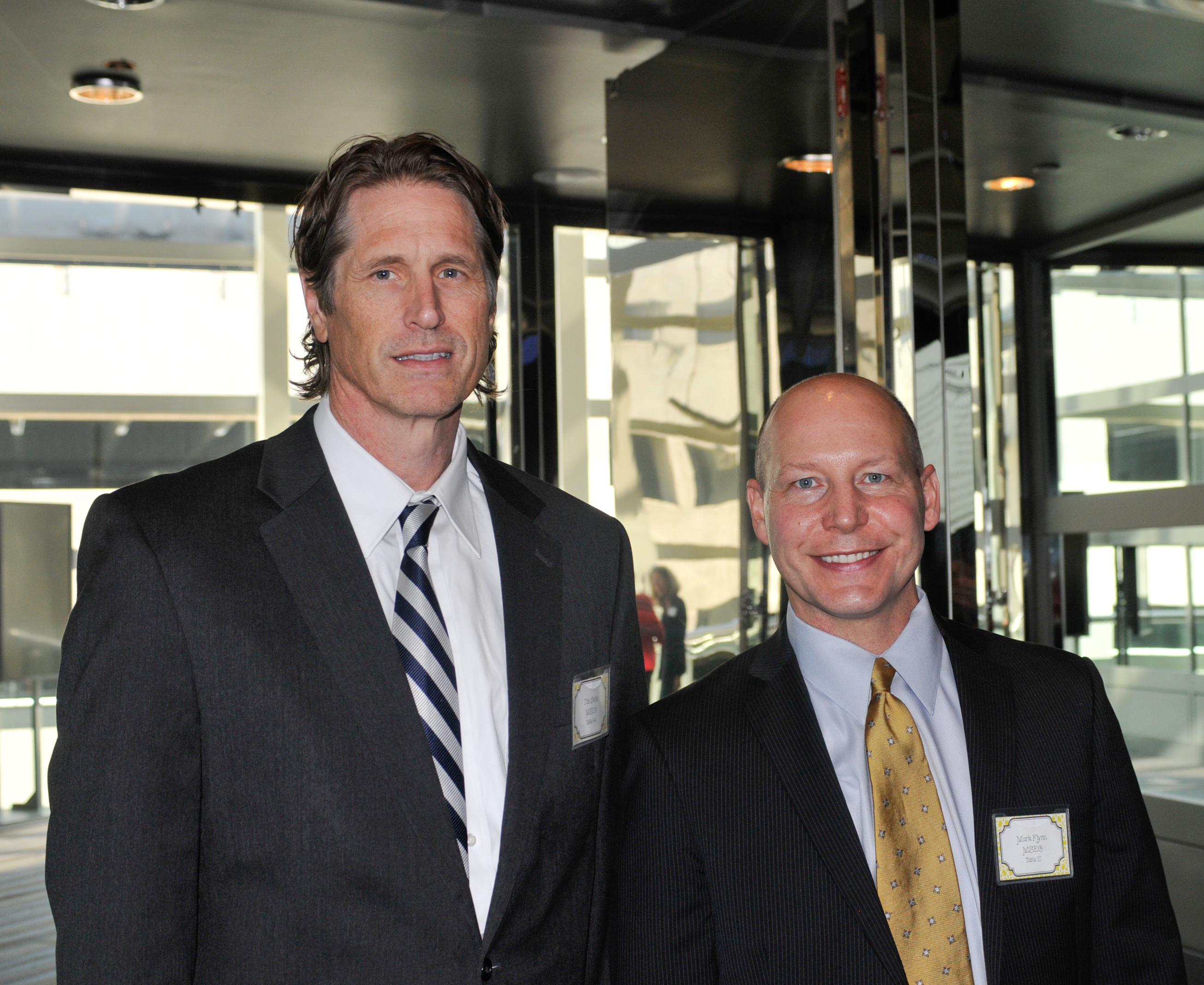 Tim Settle, left, and Mark Flynn