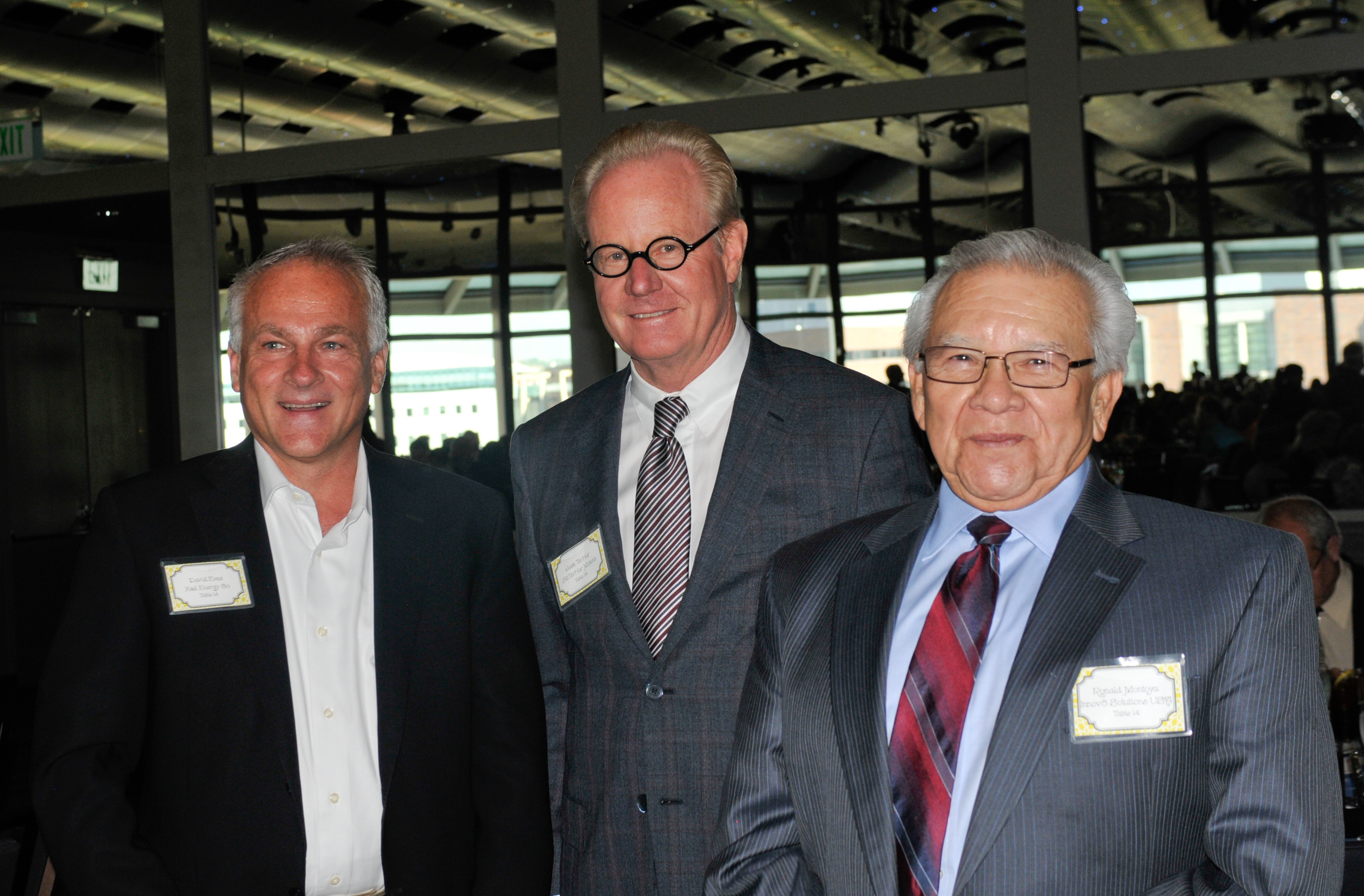 David Eves, left, Jack TerHar, Ronald Montoya
