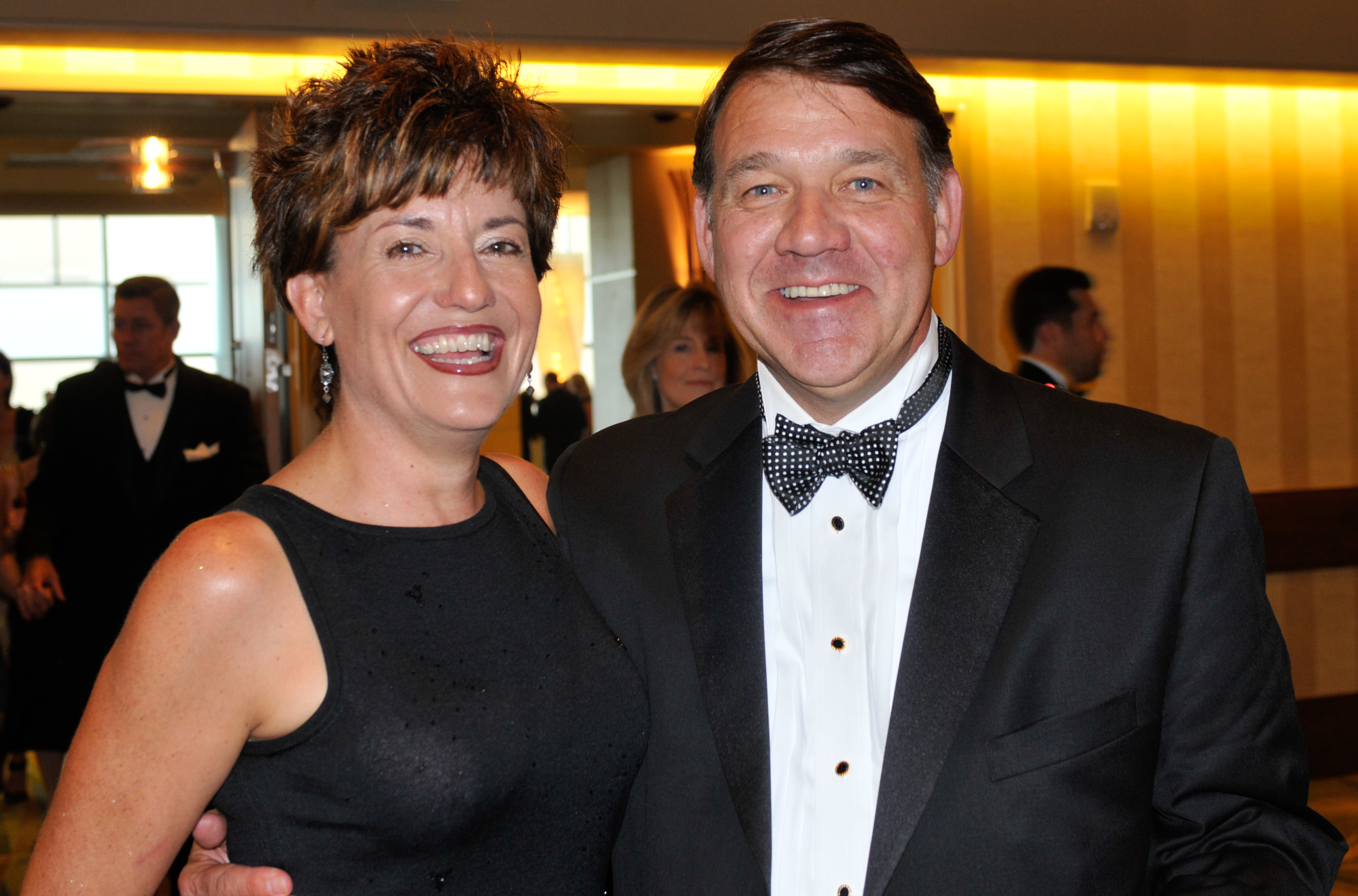 Kelly Brough of Denver Metro Chamber with Mike Fordyce of Craig Hospital