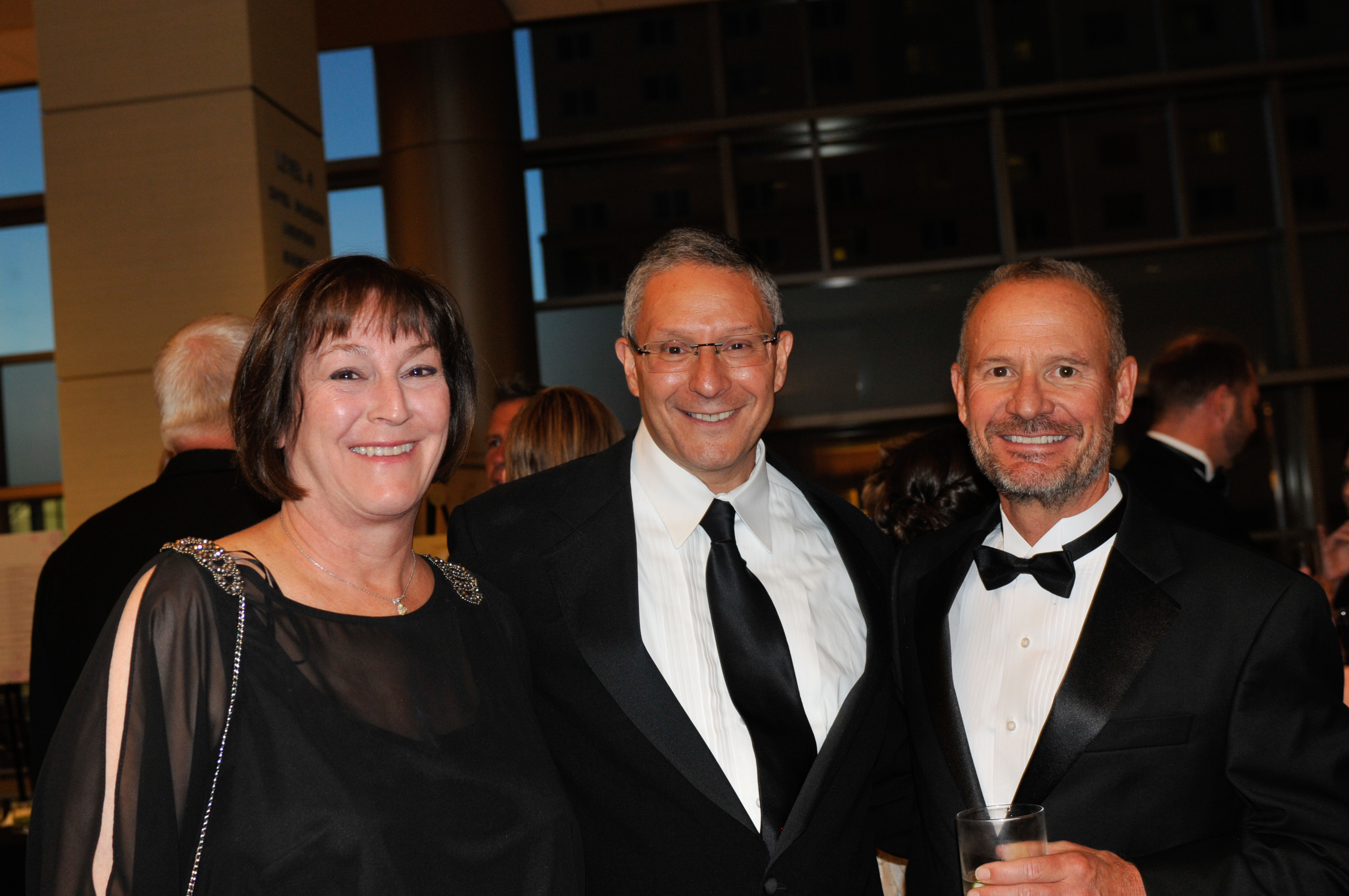 Marcia Siegel, left, jim Shmerling and Michael Meints