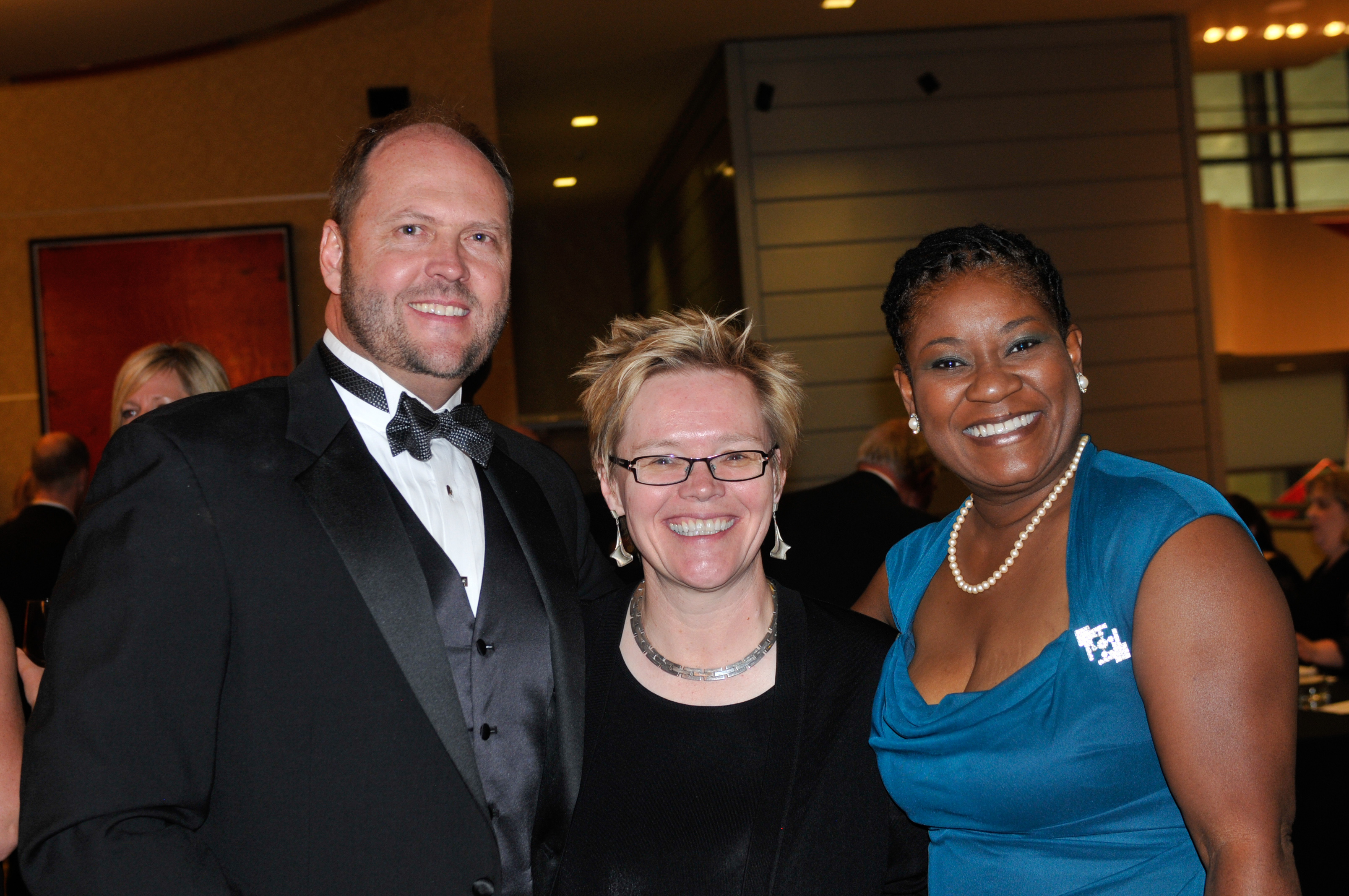 Jerrod Milton (aka Aldo Nova), left, Dr. Chris Nyquist and Lisa Shannon ...