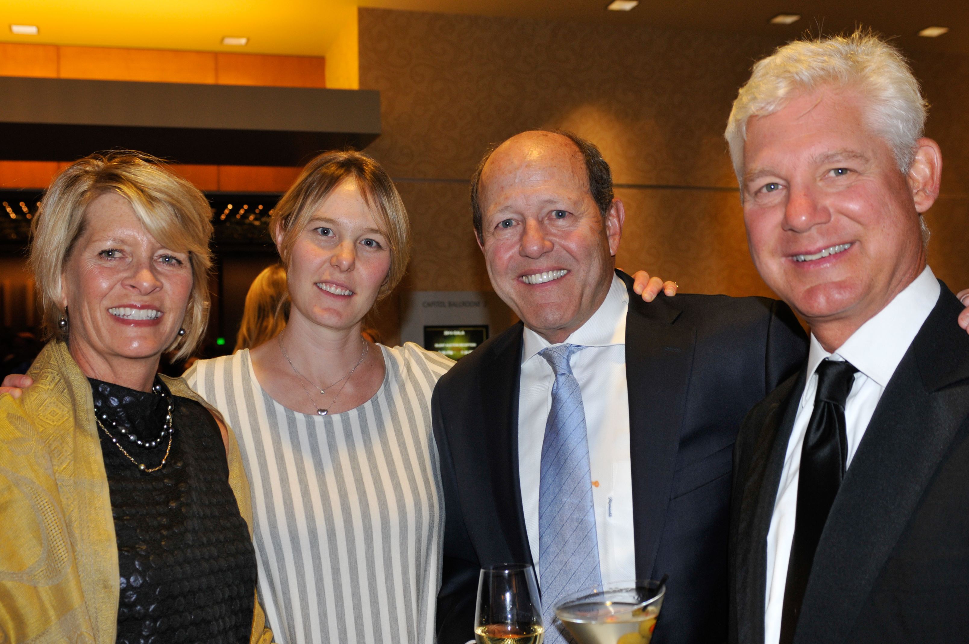 Ann Kerr, left, Kate and Larry Mueller and Tripp Kerr