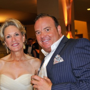 Nate and Carrie Trookman, left, Sally Hybl (board) and Kyle Hybl