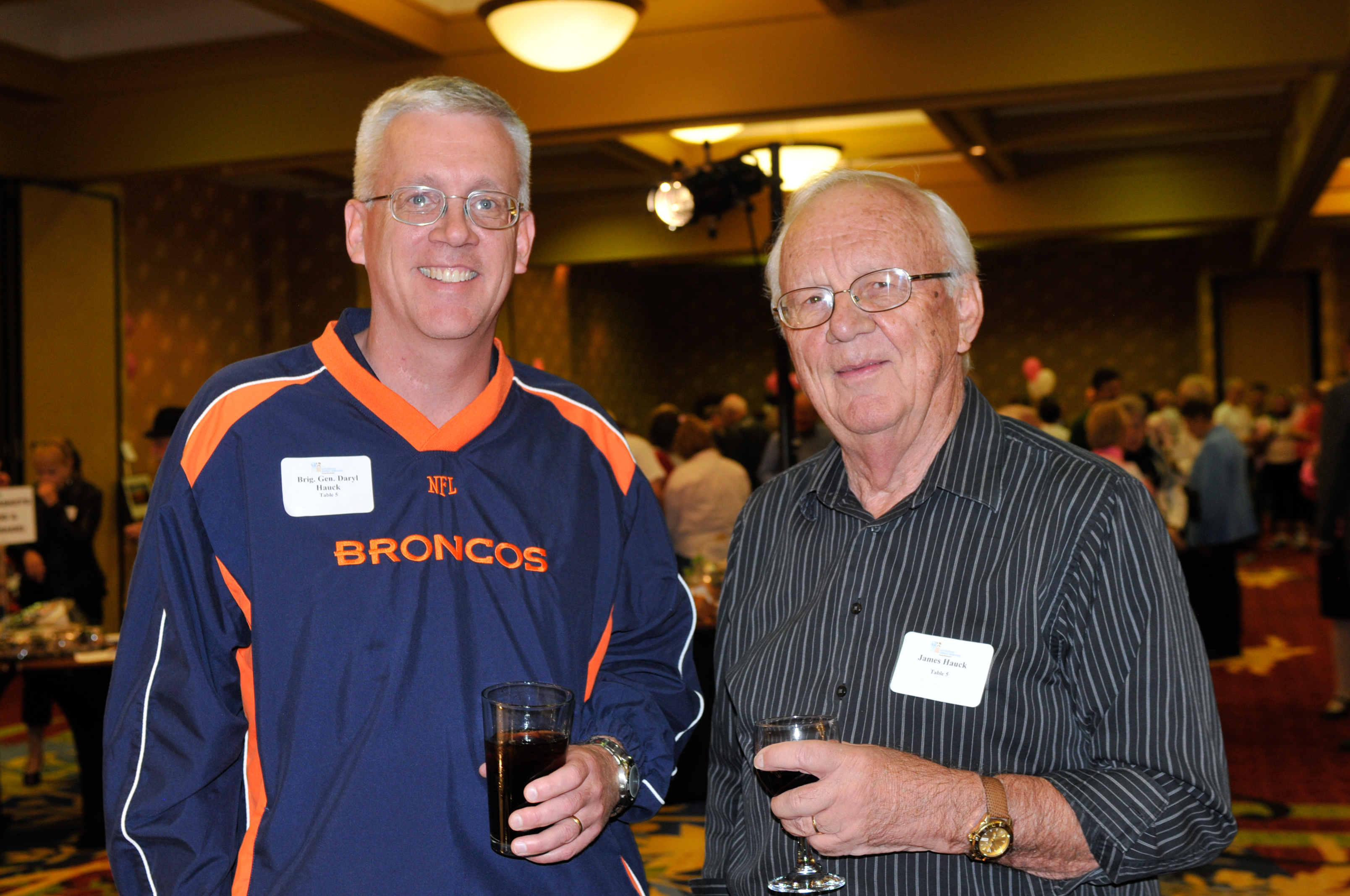 BG Daryl Hauck and his dad James Hauck