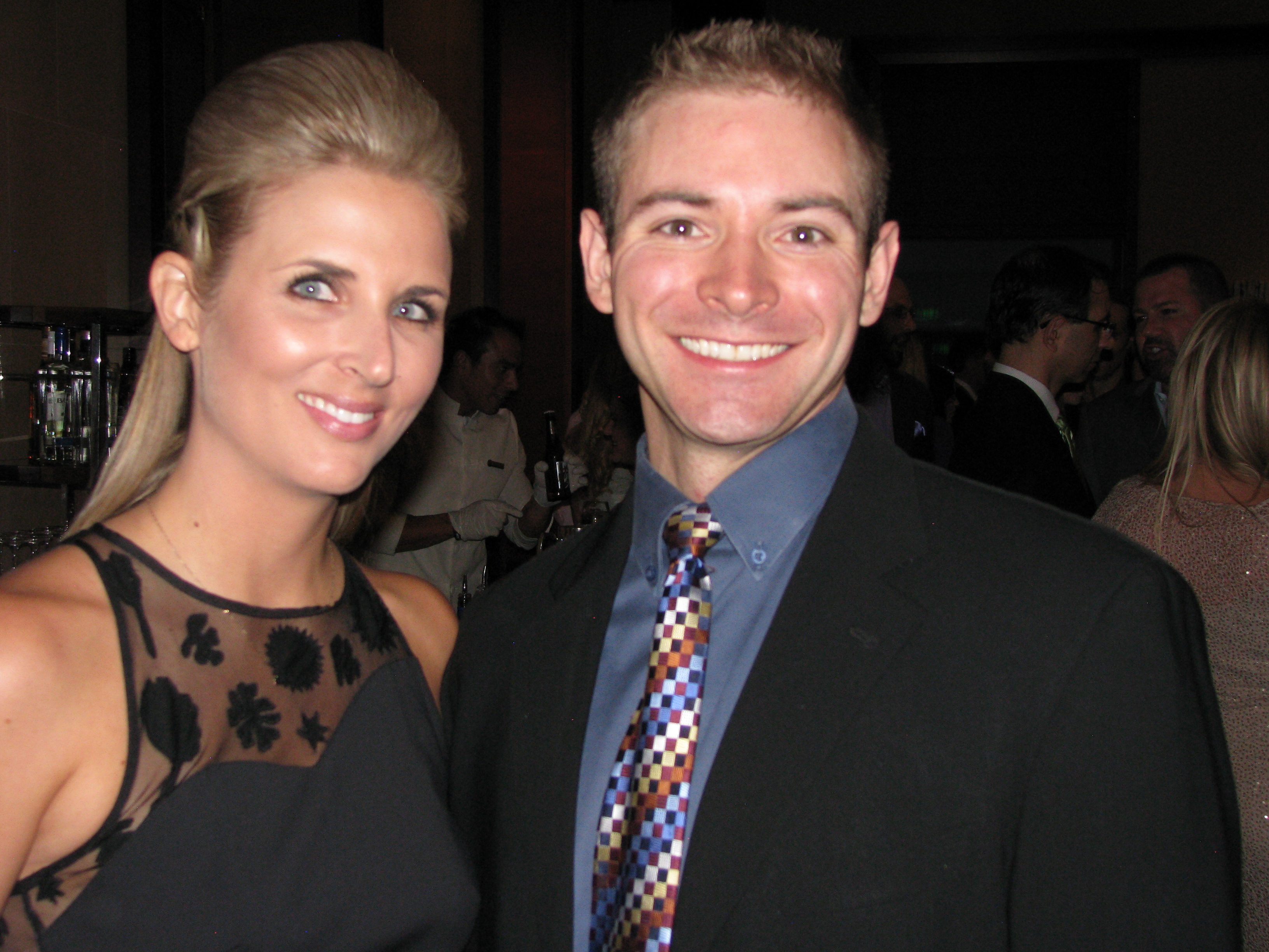 KIND Board President Caitlyn Fagan enjoys catching up with Dr. James ...