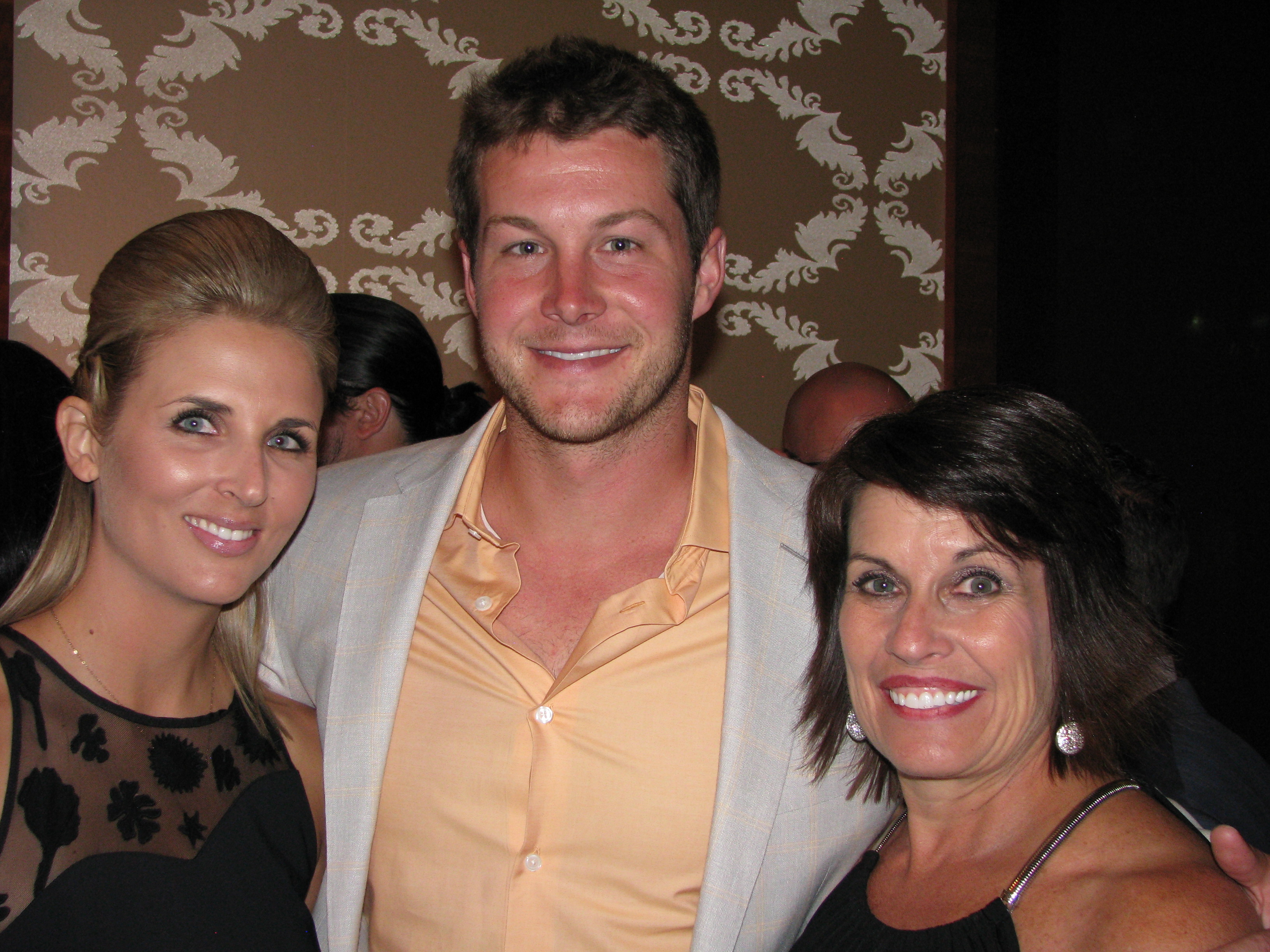 Bronco Britton Colquitt joined Caitlyn Fagan, left, and Julie Collett ...