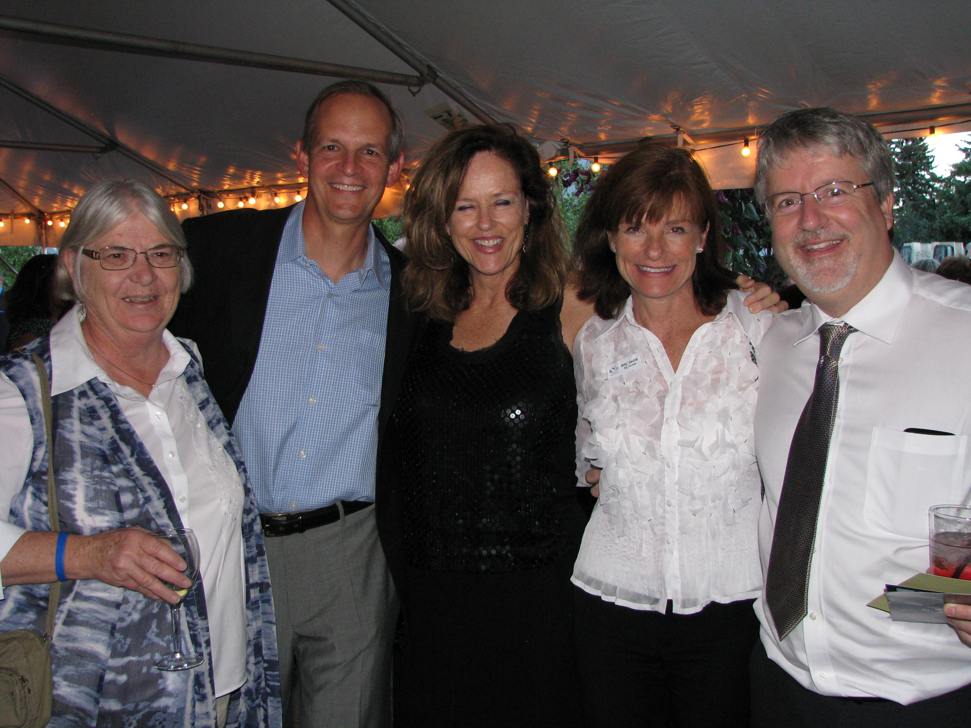 Jane Sanborn, with Phil Bickler, Marjie Blevins, Amy Blevins and Ernie ...