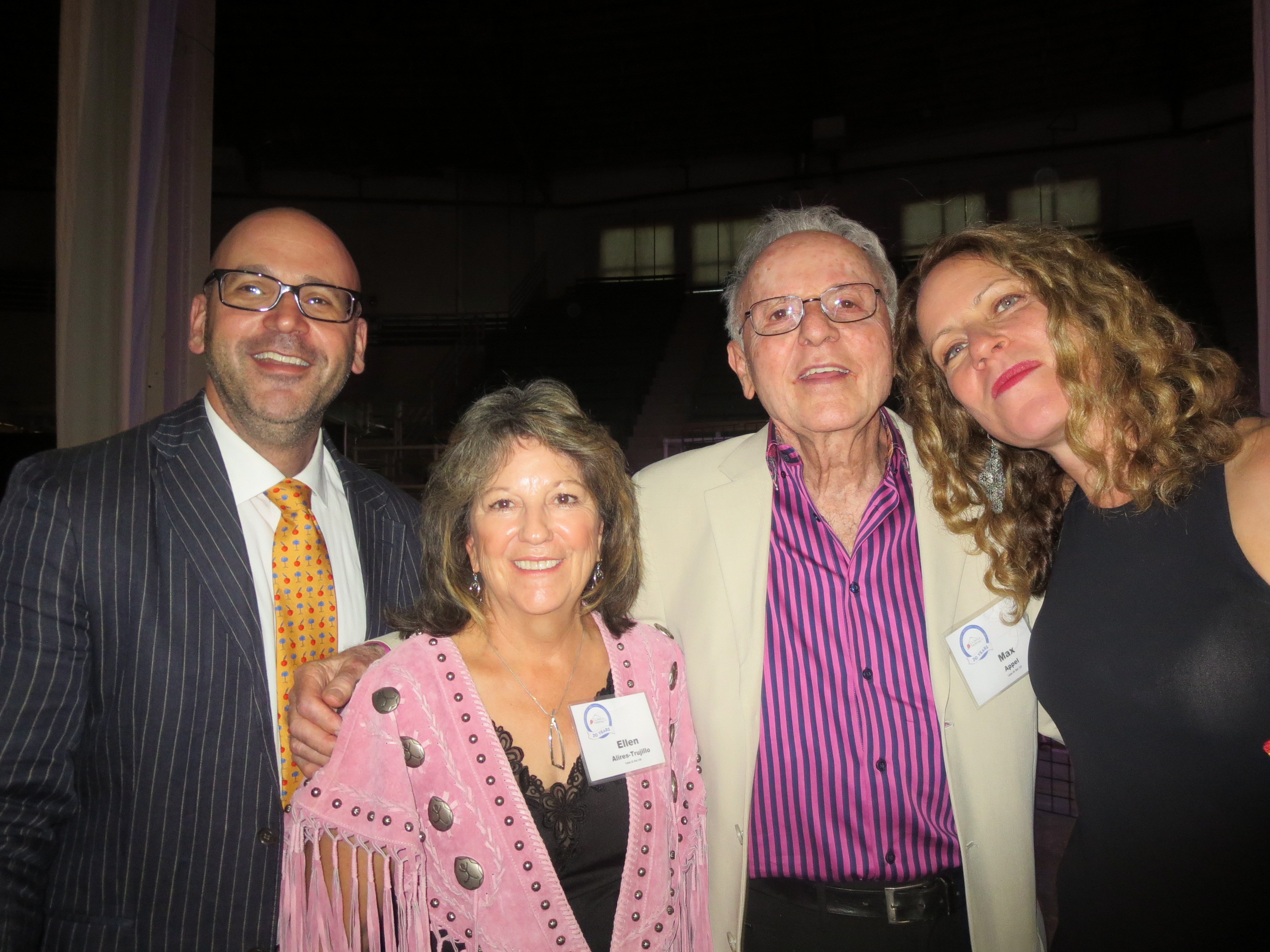 L to R: Adam Lipsius, Ellen Alires-Trujillo, Maxx Appel, Linda Appel ...