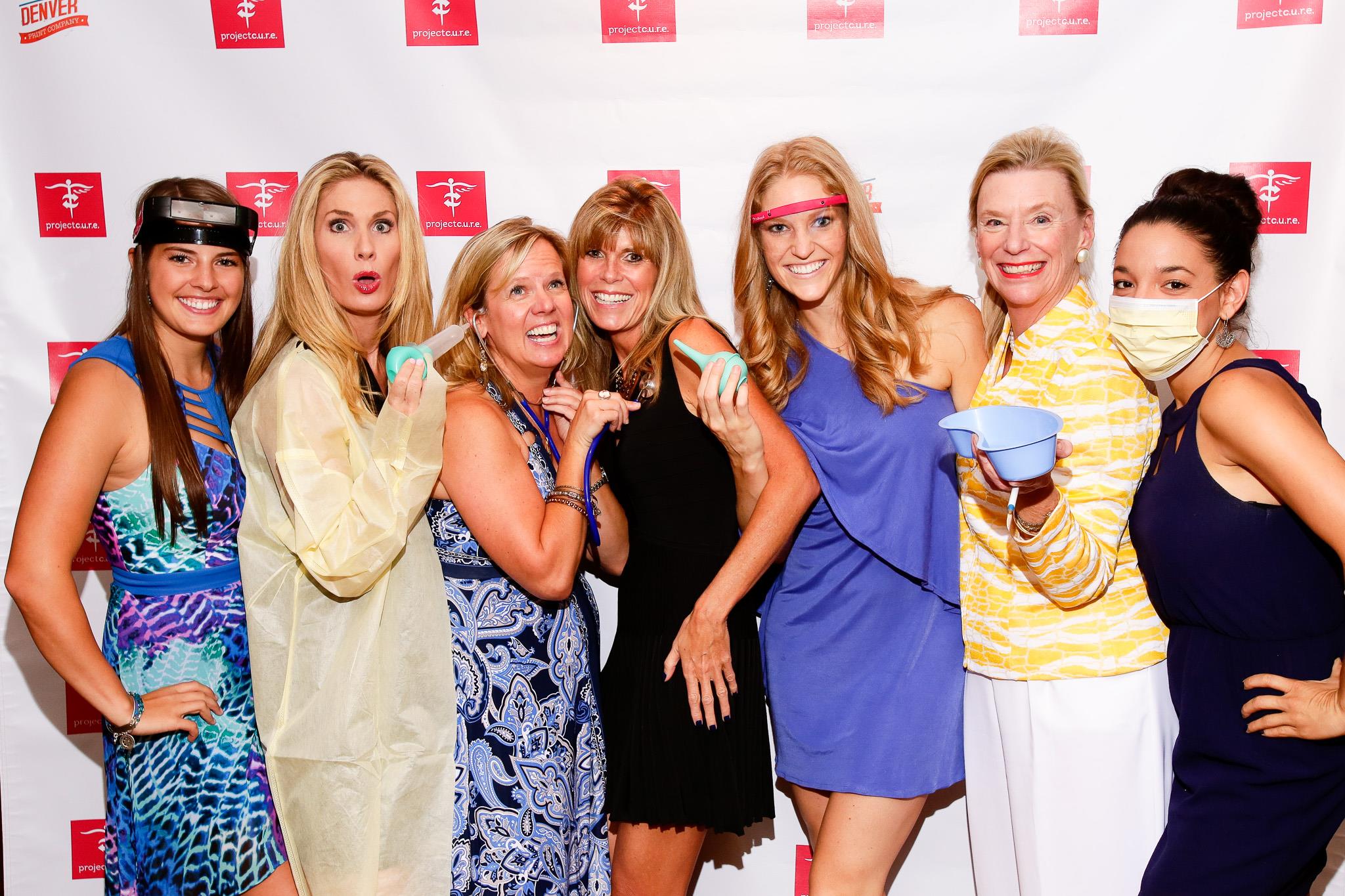 Doug Jackson's Project Cure Team at the Four Seasons pool party