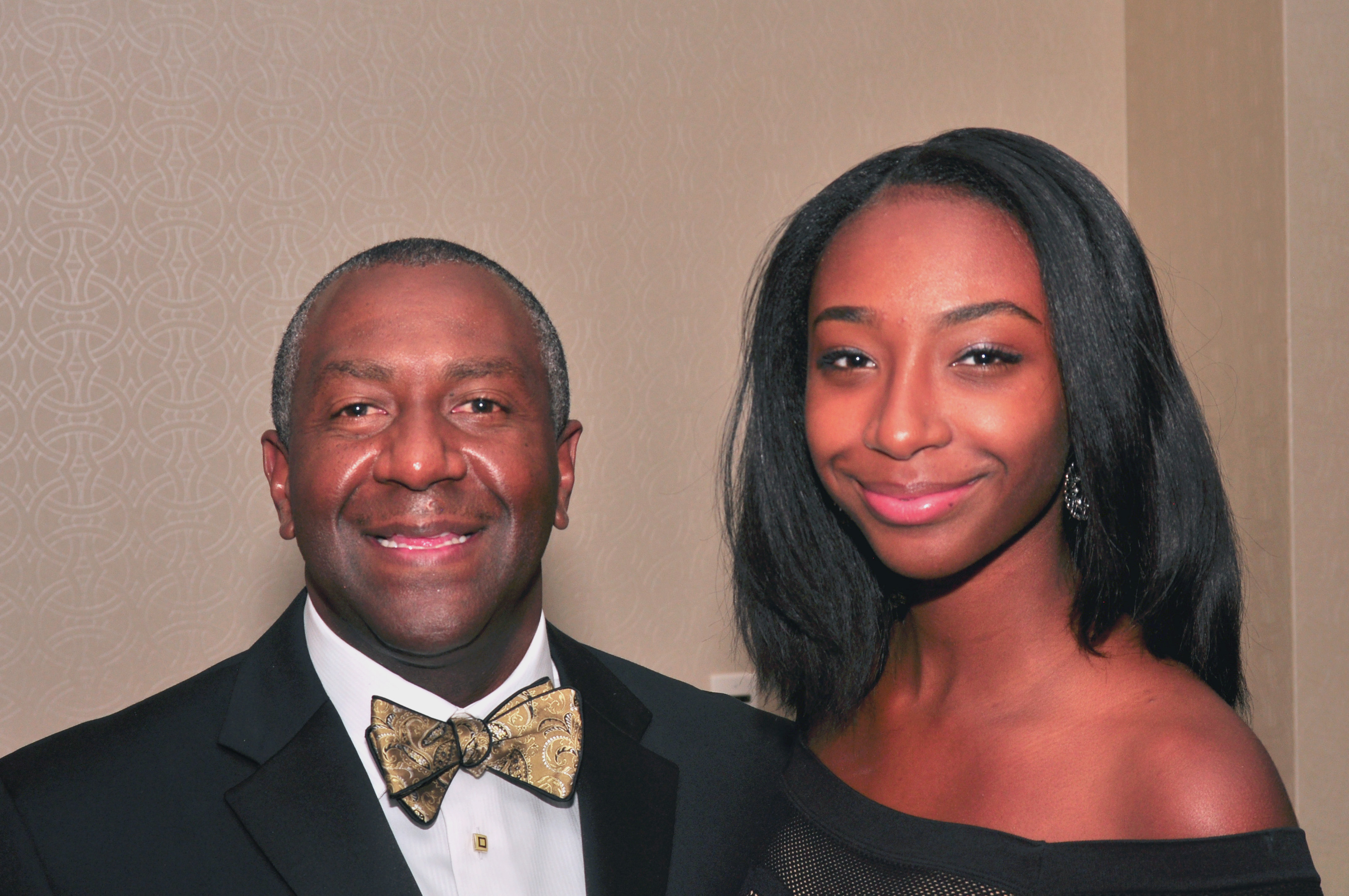 Urban League Chair Wayne Vaden with daughter, Shyanne