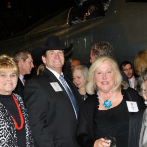 Patrick Hatcher, left, with Lara and Martin Pocs