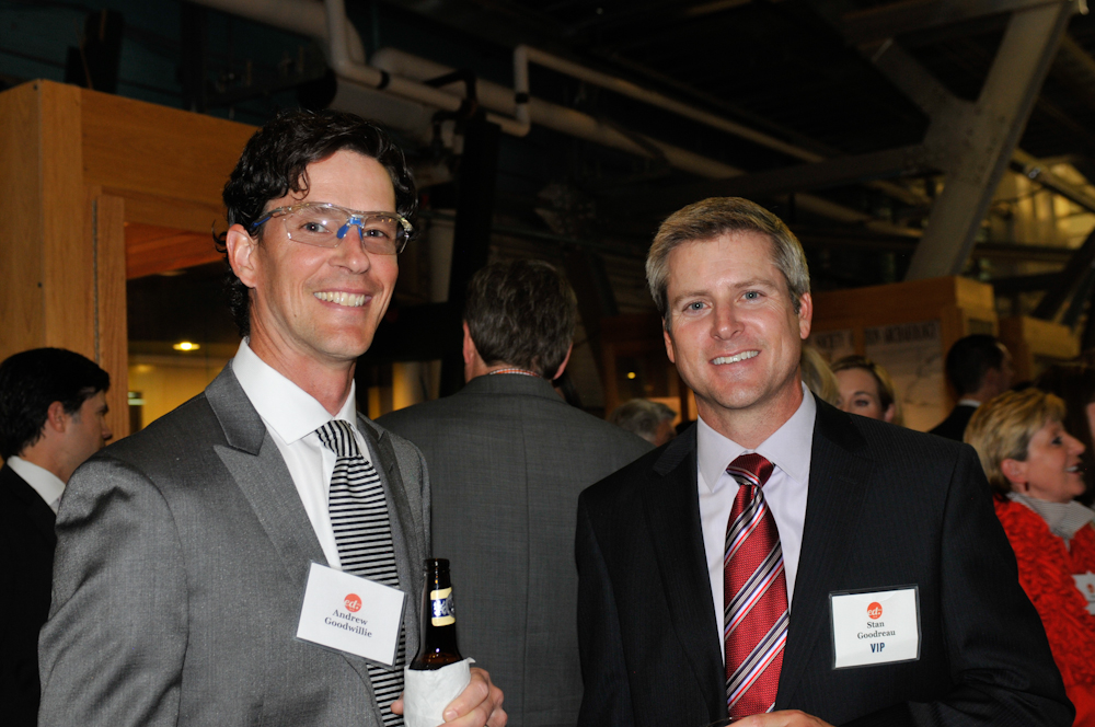 Andrew Goodwillie, left, and Stan Goodreau