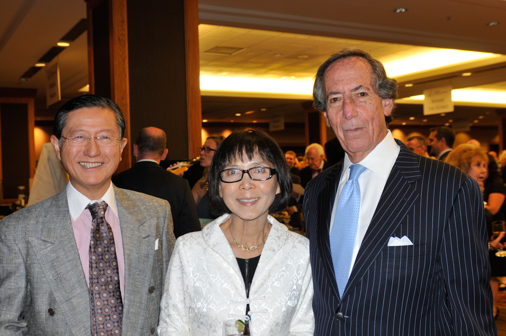 Dr Larry Chan, his wife Cynthia and Steve Farber
