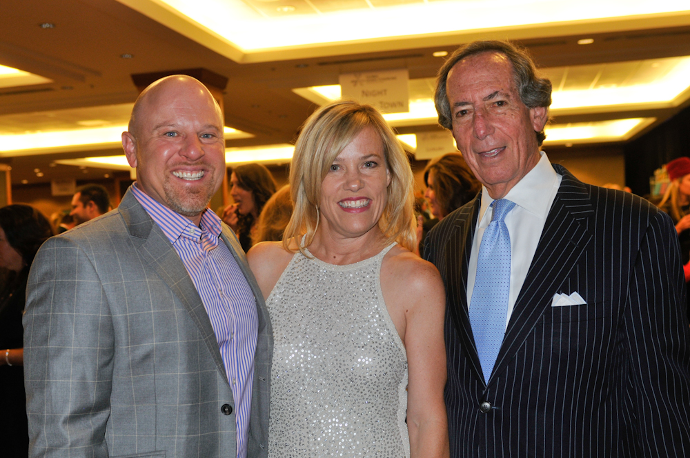 Craig Crescas, left, Sandra Solin, Steve Farber