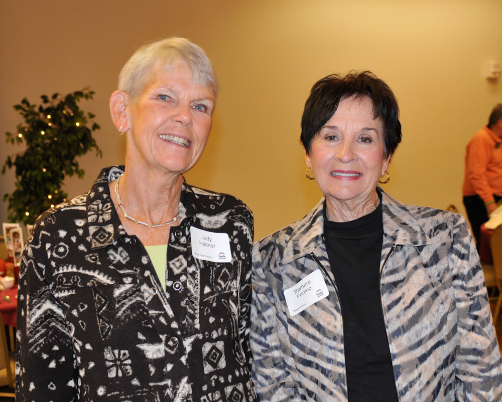Judy Hildner, left, and Barbara Fortino
