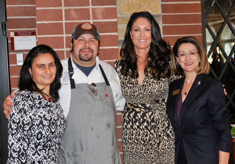 Giovanna Carriero-Contreras, left, chef Daniel Asher, Marney Andes ...