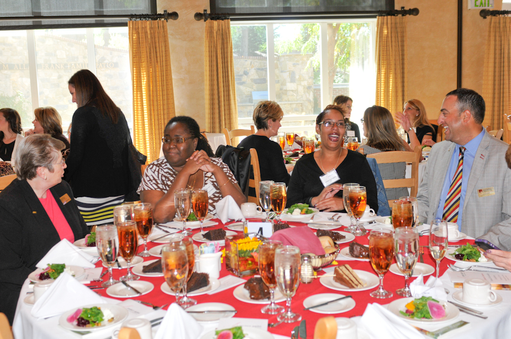 Guests enjoying lunch