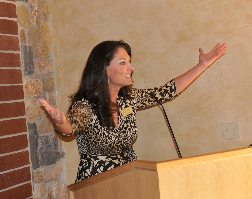 Founder Marney Andes welcomes everyone