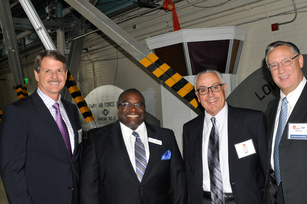 Tim Crist, left, Dr. Nate Easleym David Arias, Mike Starzer