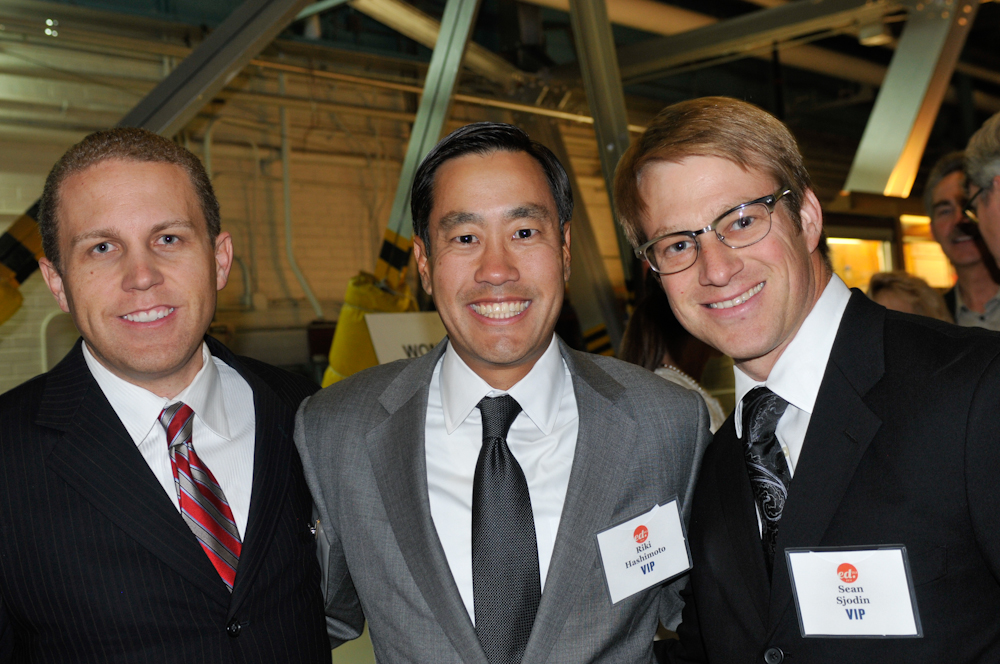 Travis McNeil, left, Riki Hashimoto, Sean Sjodin