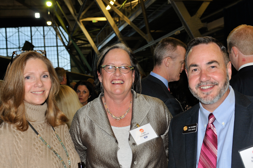 Cyd Szymanski, left, Julie Mordecai and Sen Pat Steadman