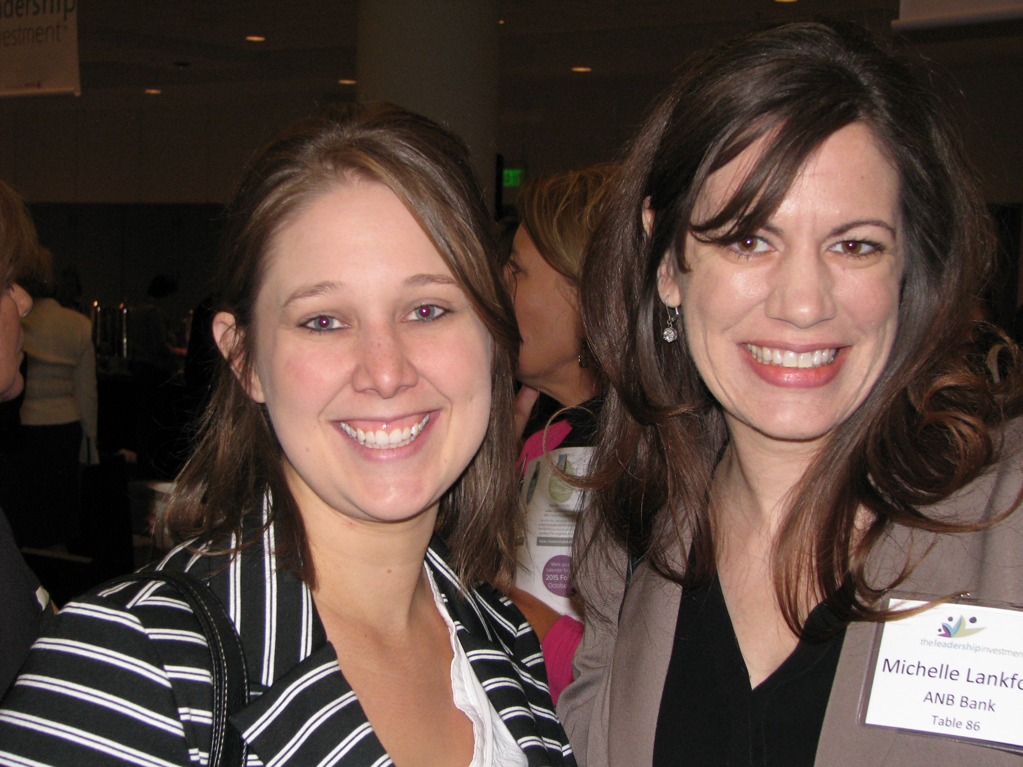 Tiffany Blackwell, left, and Michelle Lankford