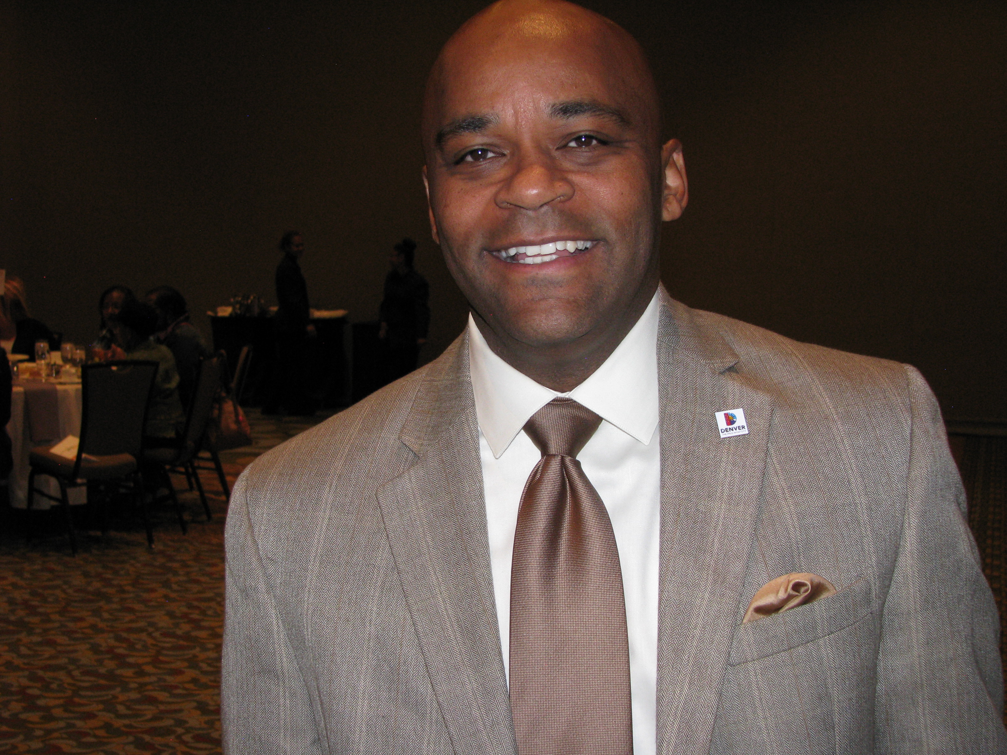 Mayor Michael Hancock wouldn't miss congratulating CWEE's award winners