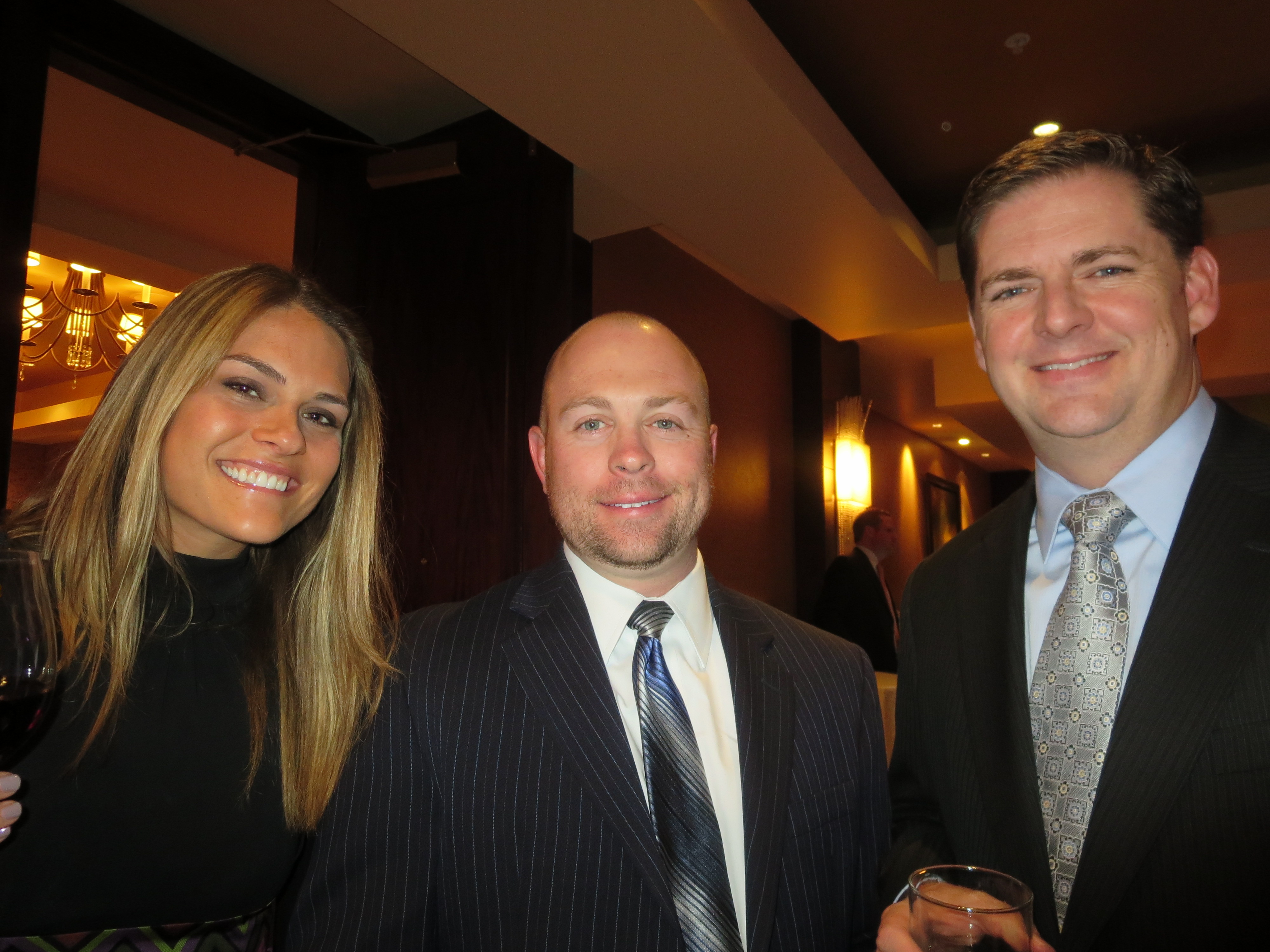 L to R: Caroline Estill, Jay Schrader, Chris Weir