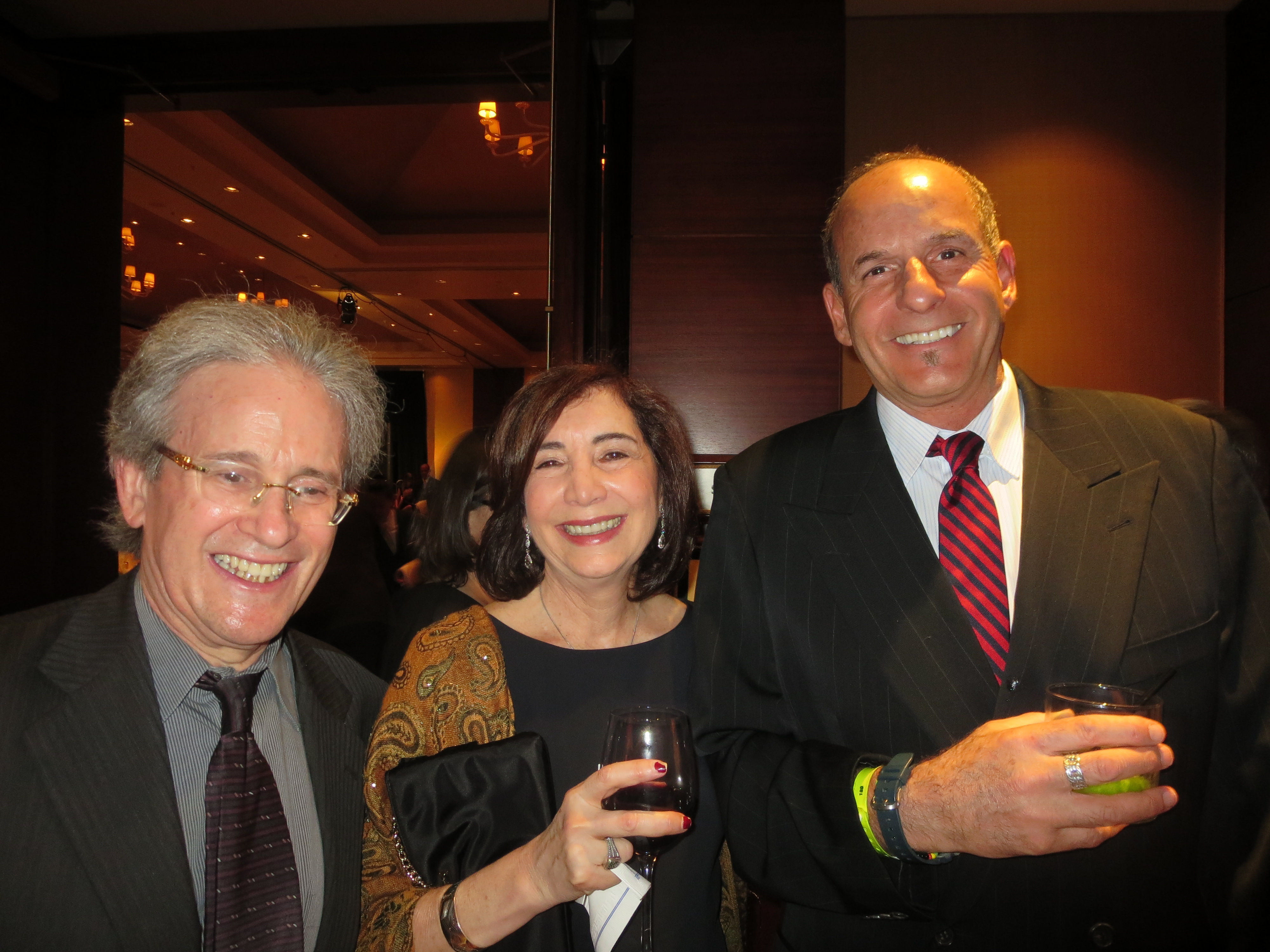 L to R: Norman & Suzanne Goldberg, Mark Tye