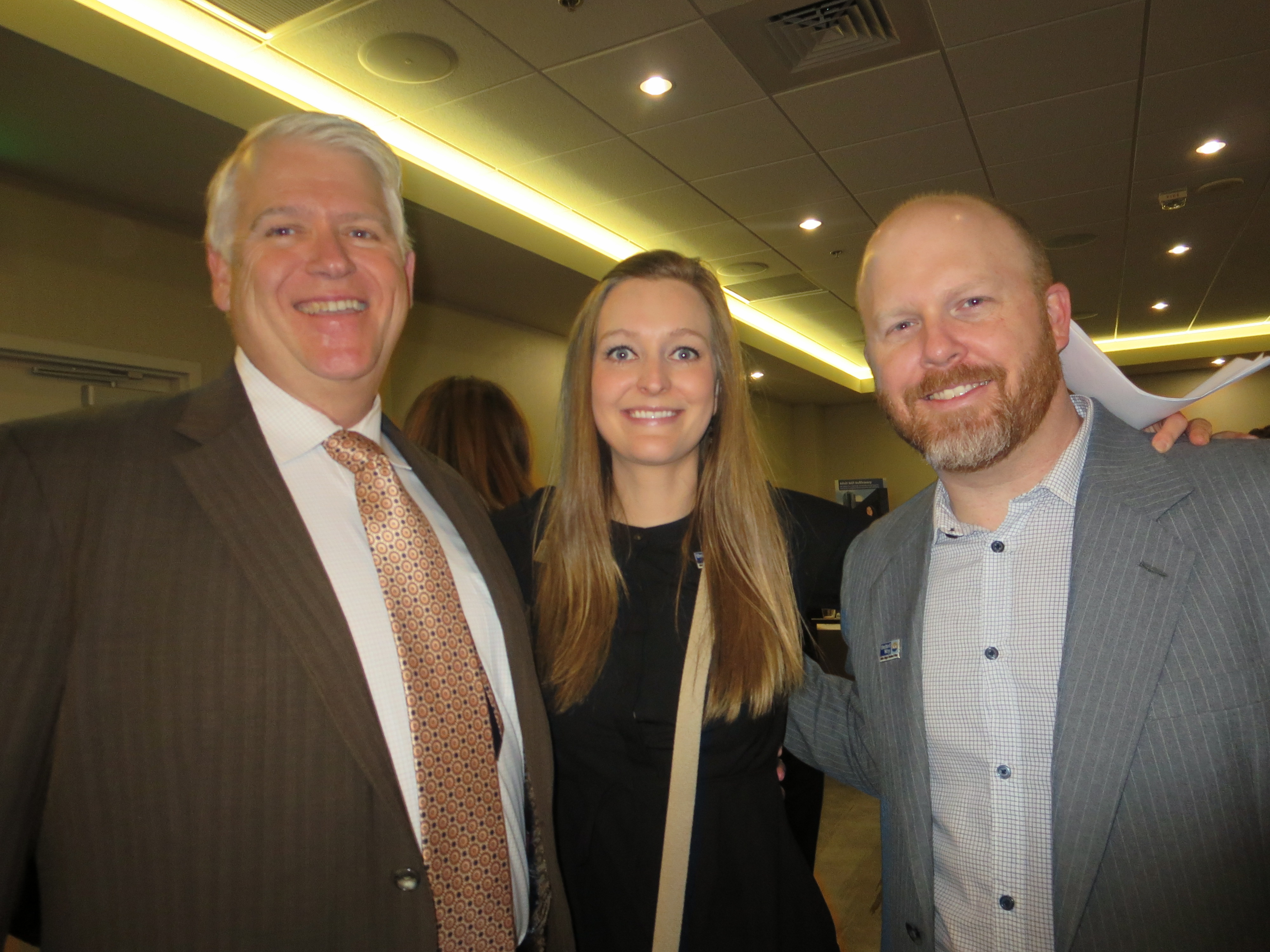 L to R: Rick Ambrose, Jennifer Kraus, Matthew Vermillion